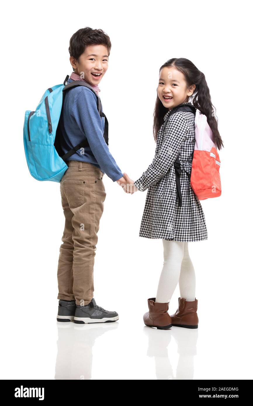 Going to school Cut Out Stock Images & Pictures - Alamy