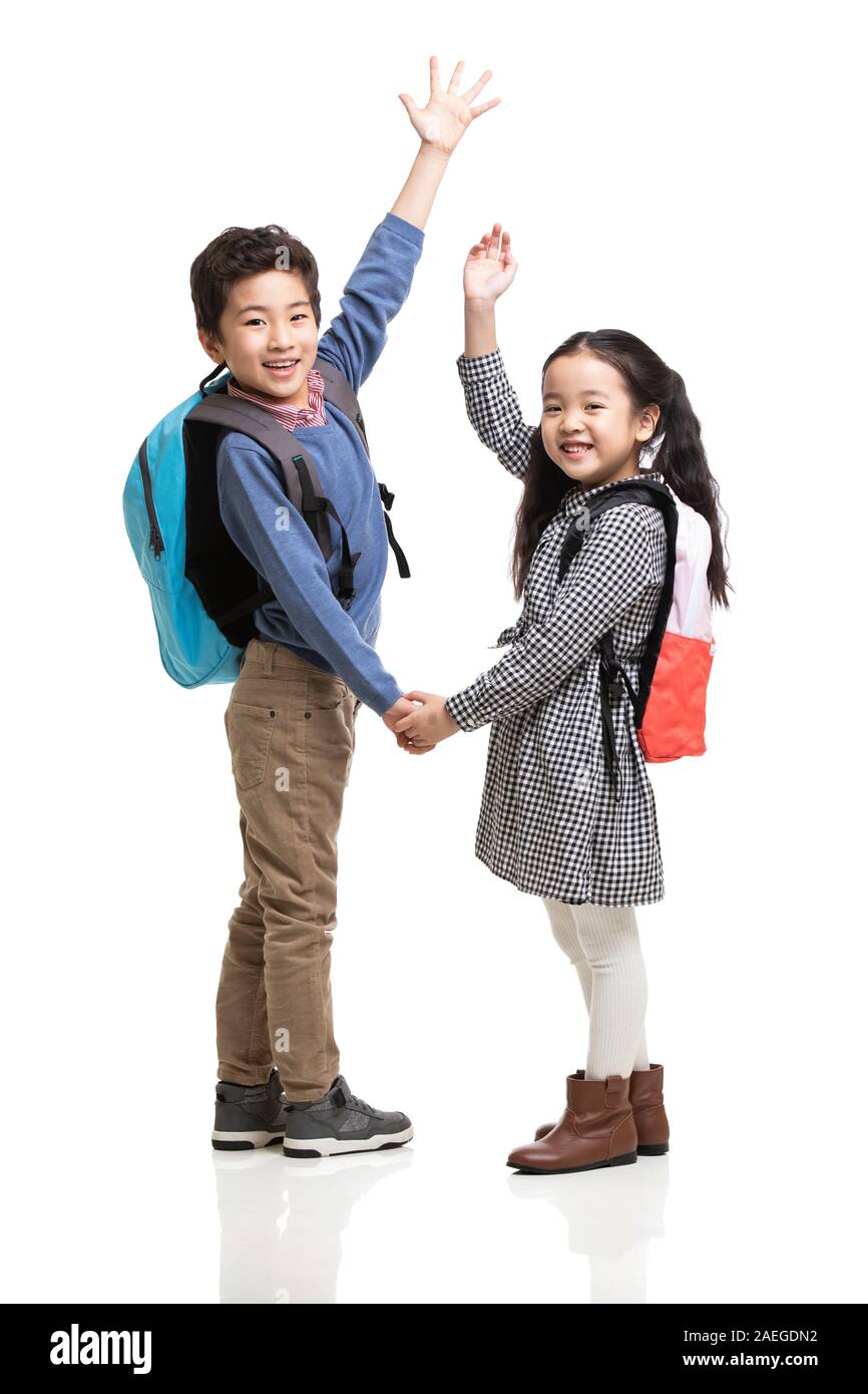 Going to school Cut Out Stock Images & Pictures - Alamy