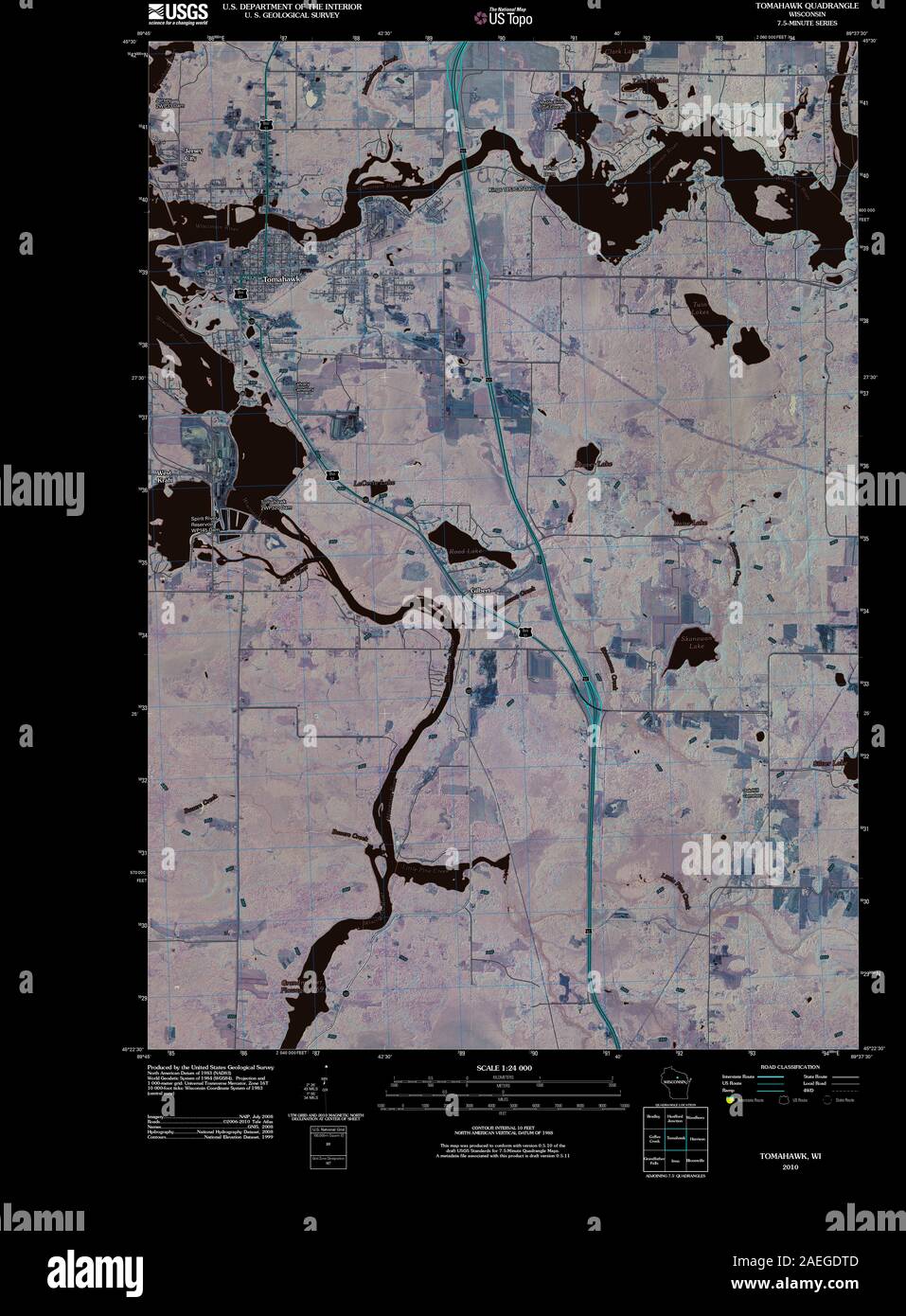 Map of tomahawk hi-res stock photography and images - Alamy