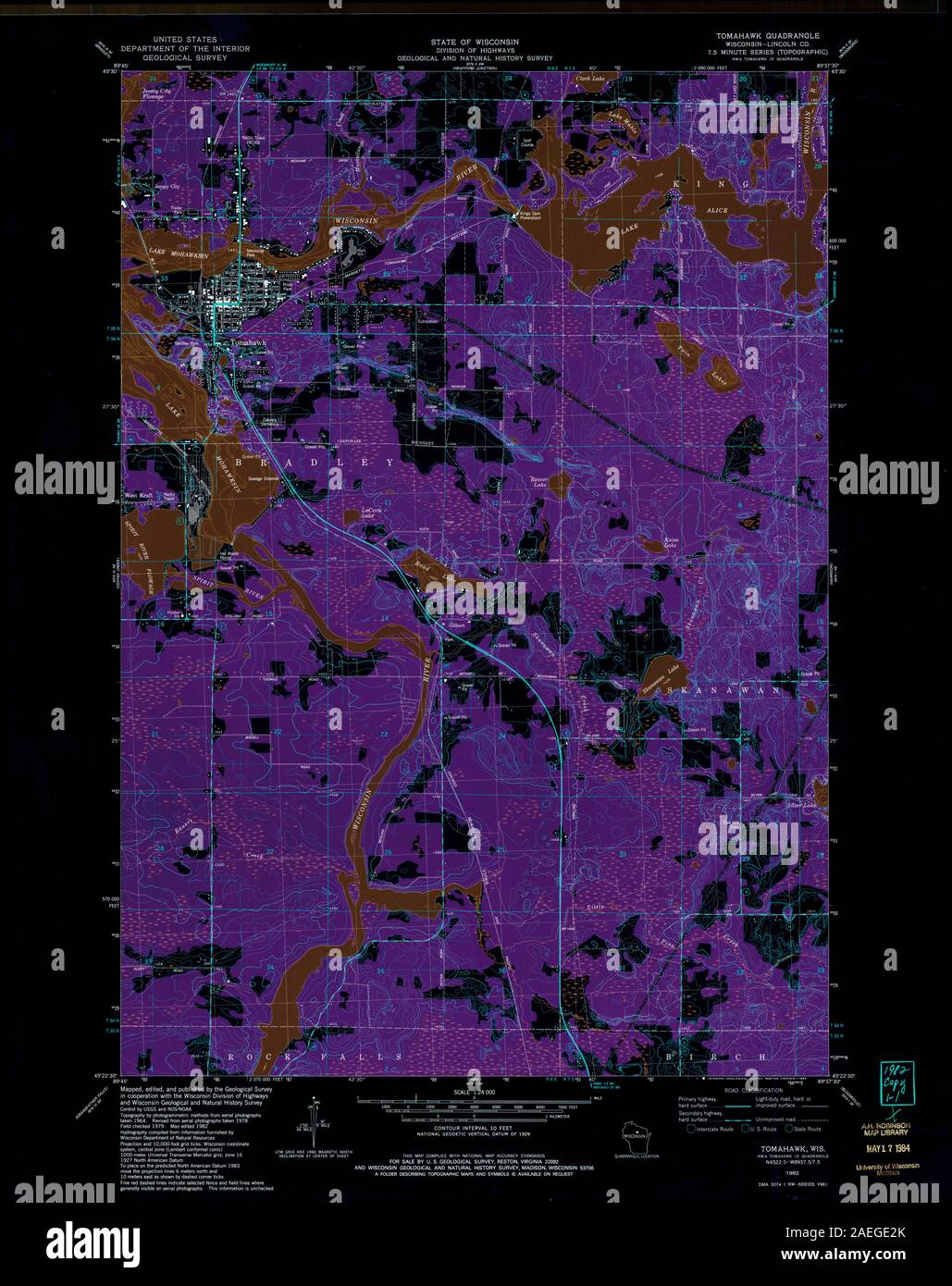 Tomahawk map hi-res stock photography and images - Alamy