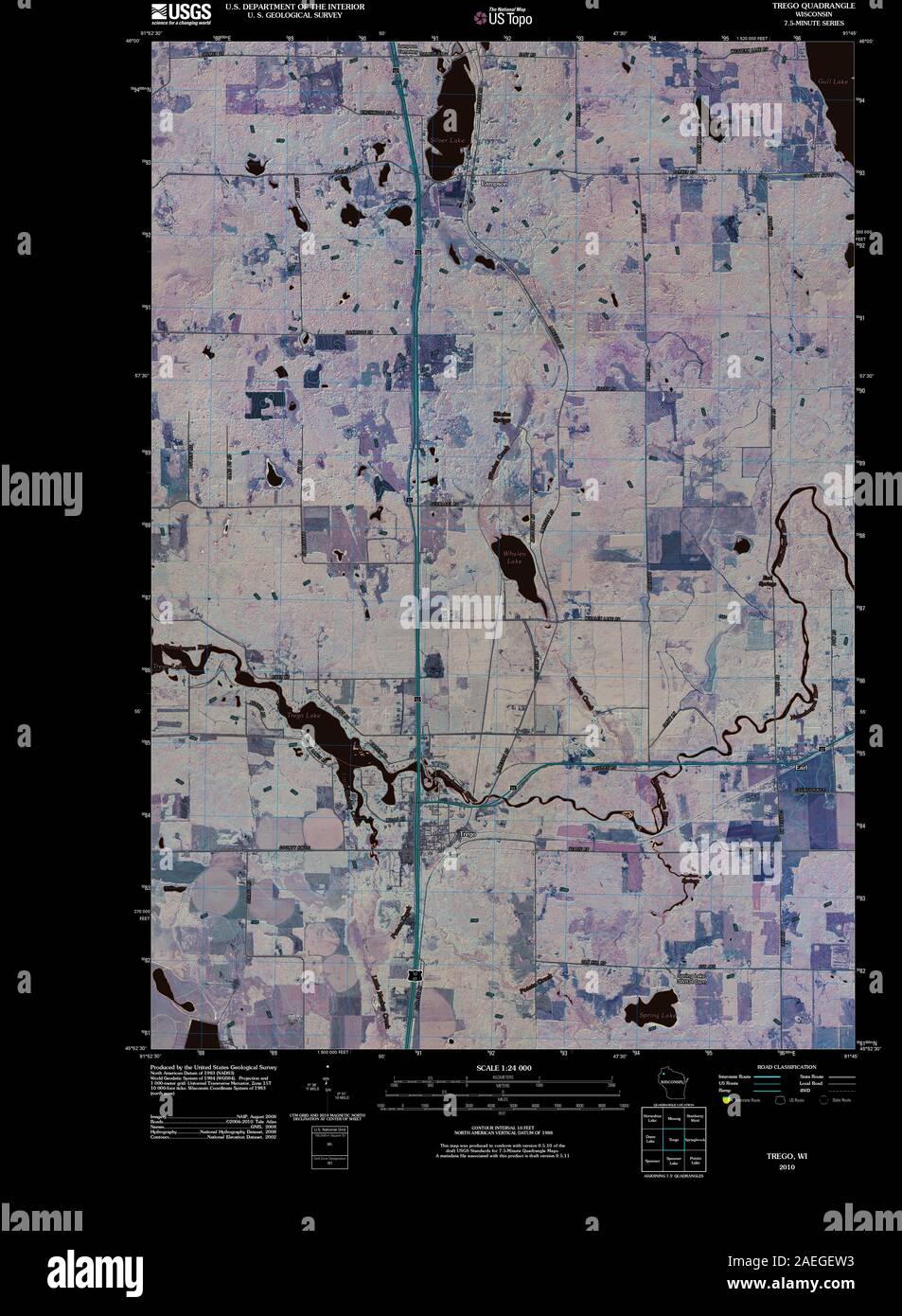 Map of trego hi-res stock photography and images - Alamy