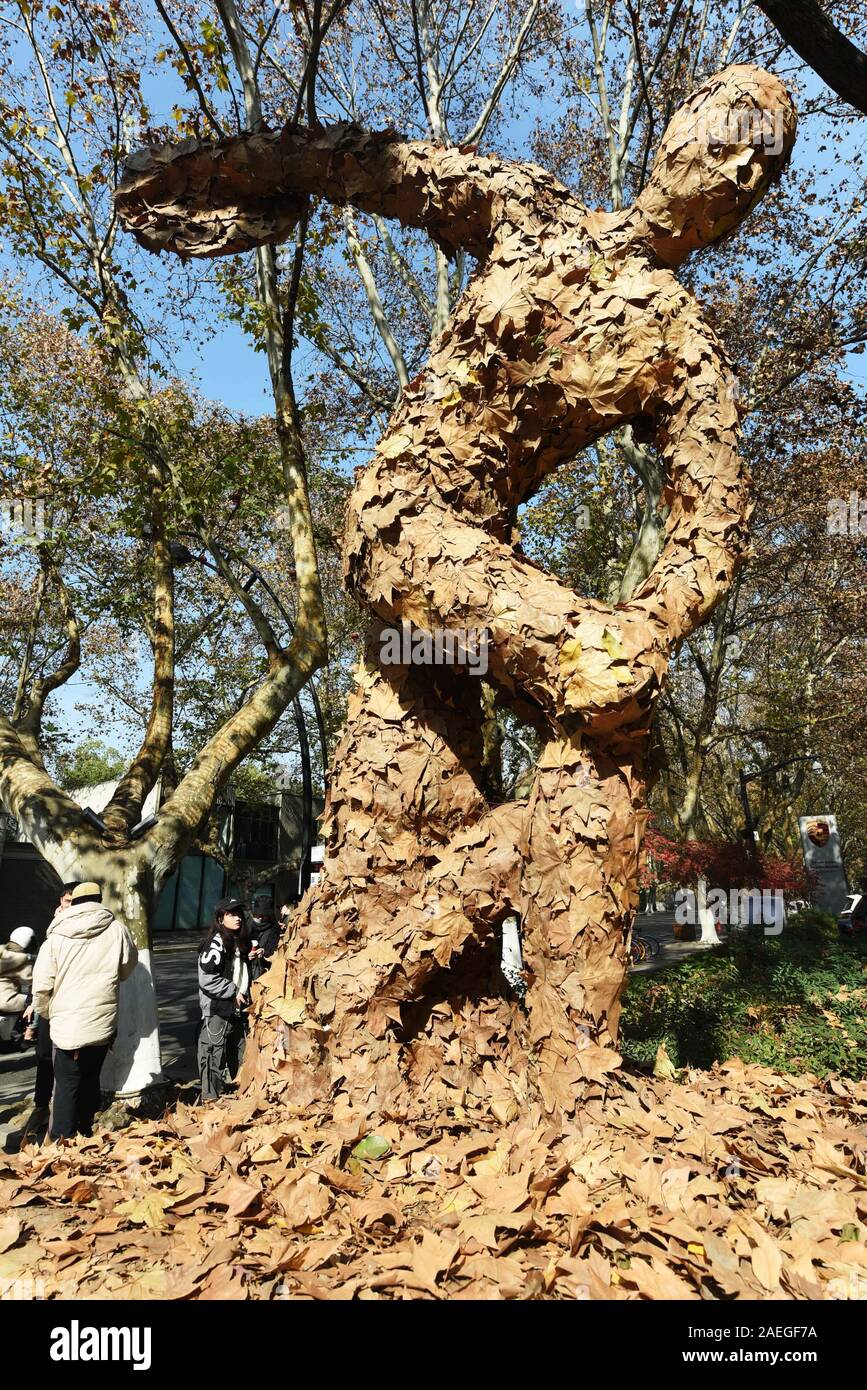 A replica of Greek sculpture The Discobolus of Myron (The Discus ...