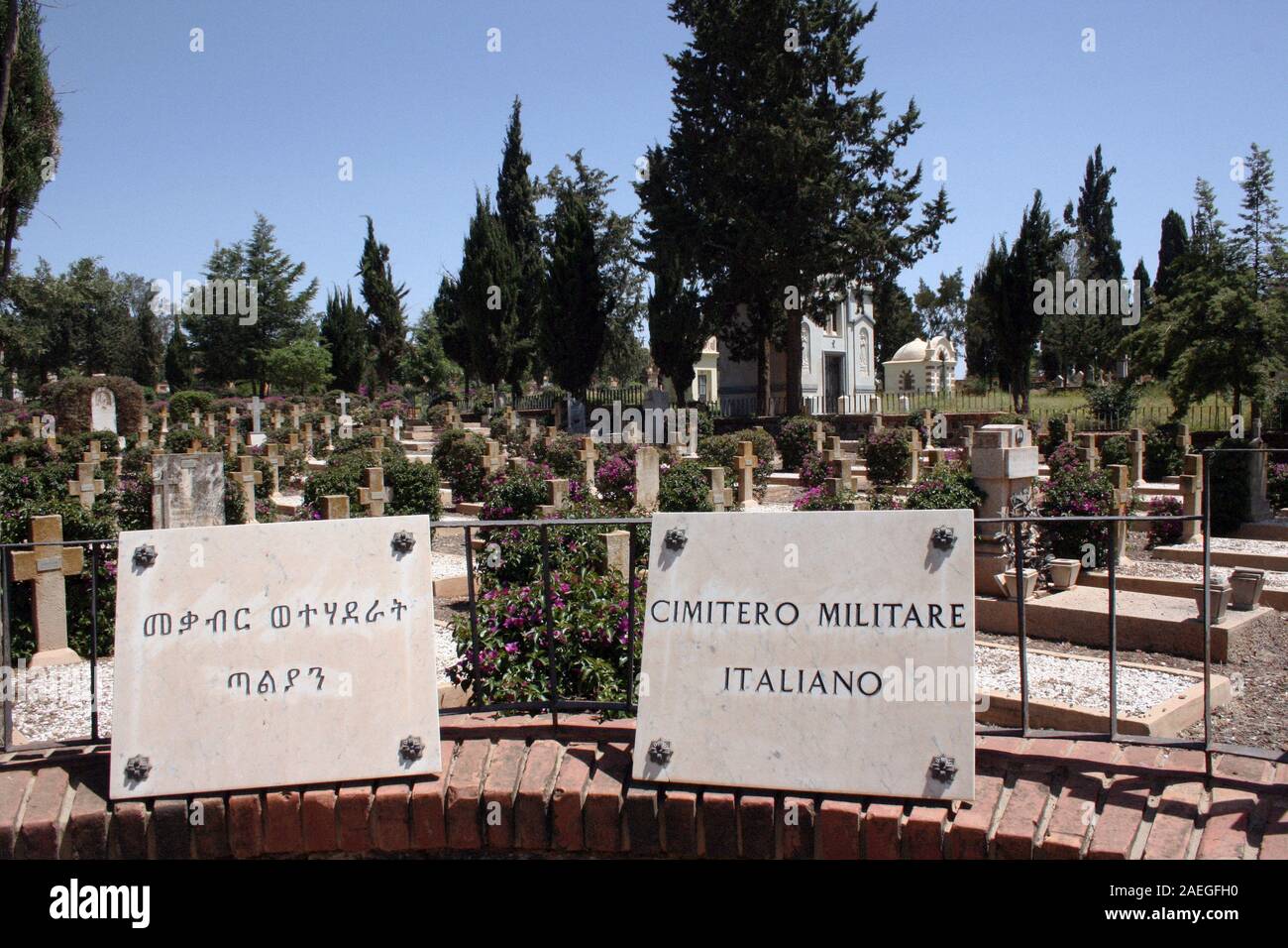 Italian military cemetery in Asmara, Eritrea Stock Photo - Alamy