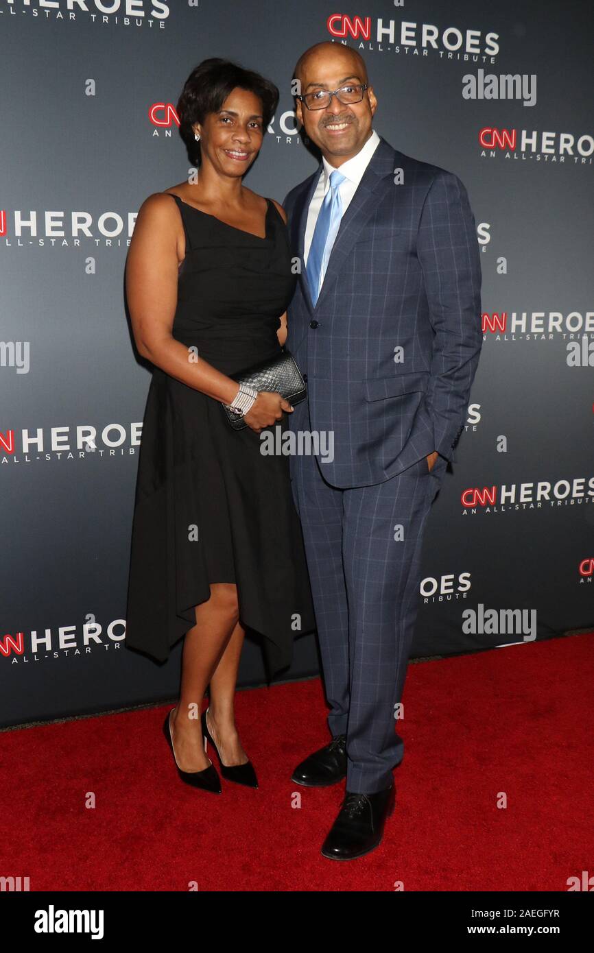 New York, NY, USA. 8th Dec, 2019. Yvette Desroches and Pascal Desroches ...