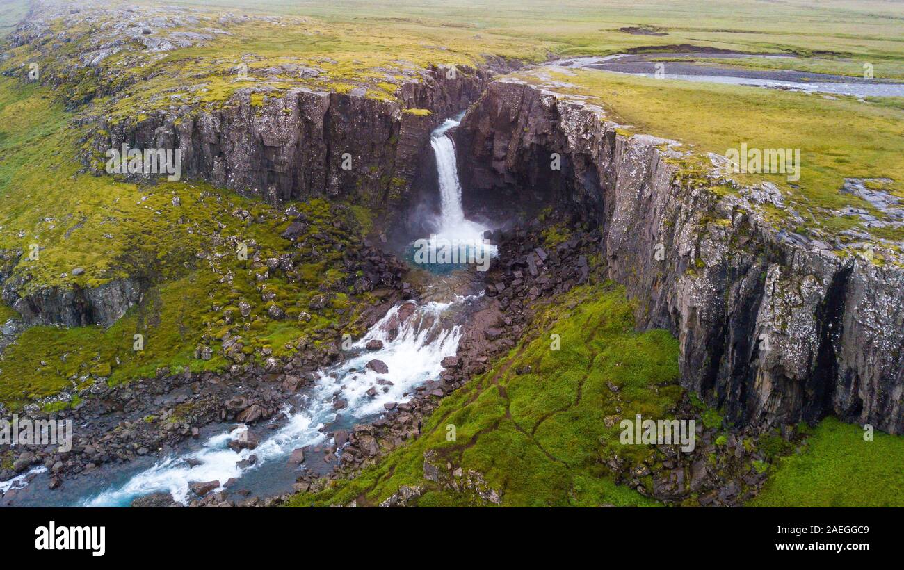 Aerial folaldafoss hi-res stock photography and images - Alamy
