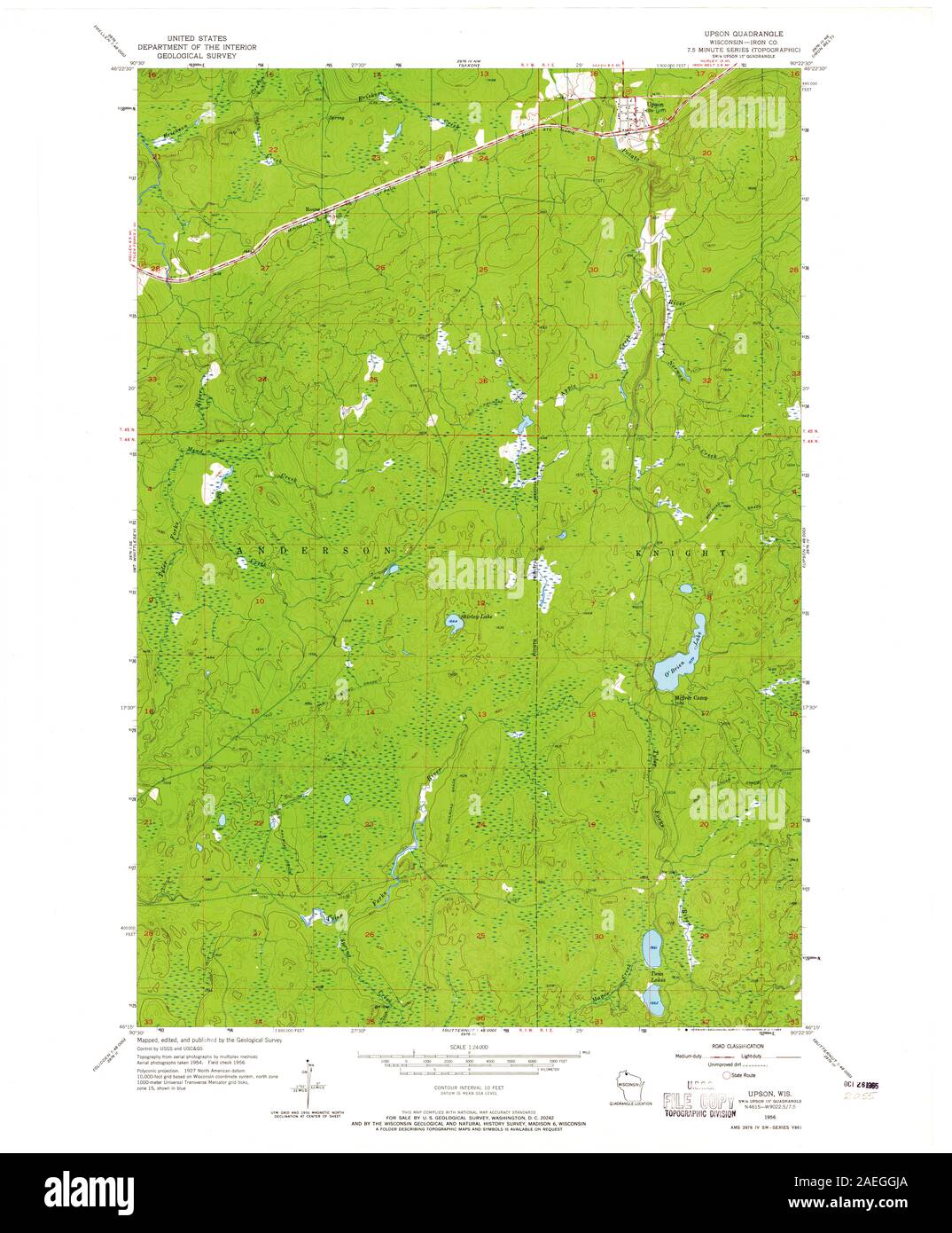 Map of upson hi-res stock photography and images - Alamy