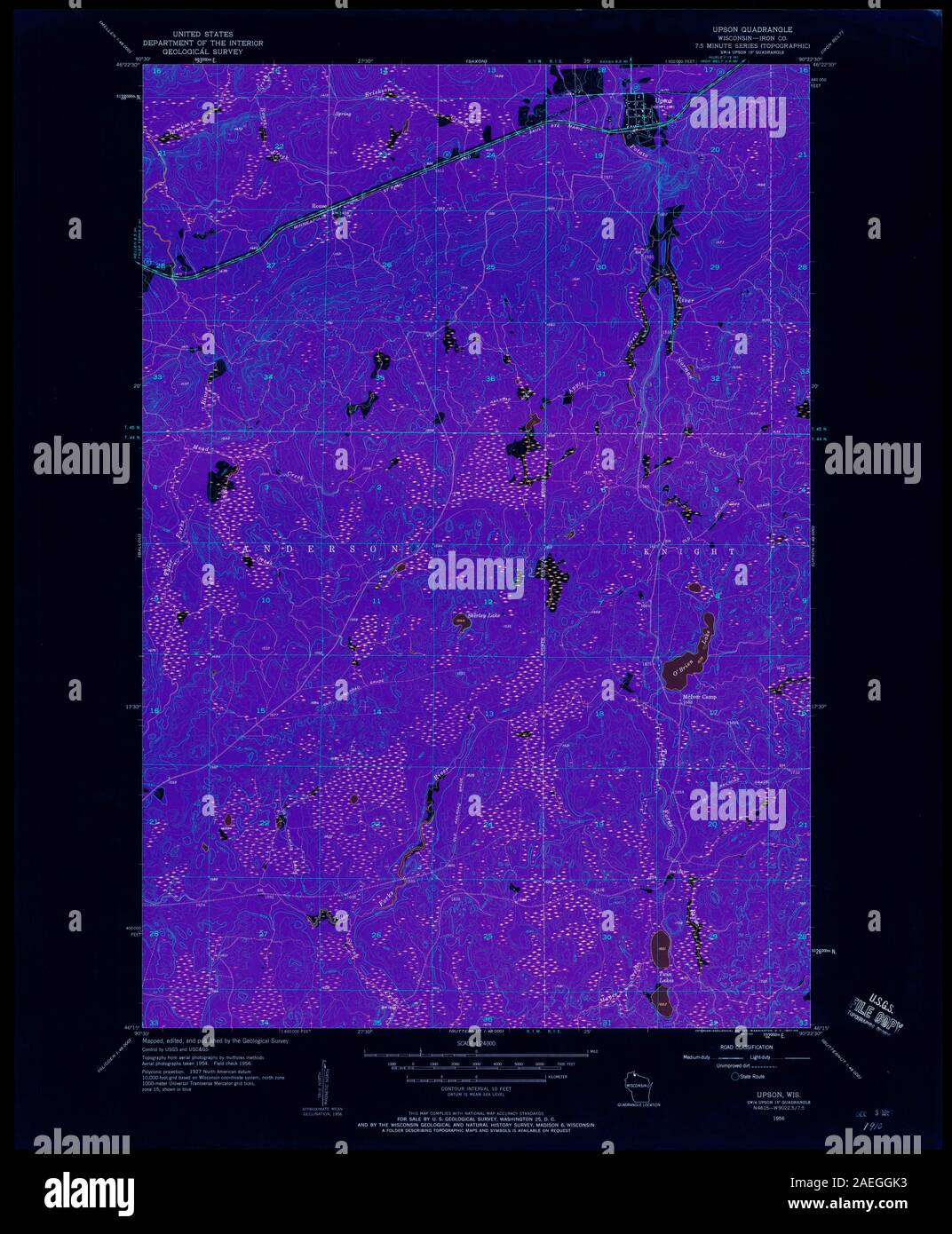 Map of upson hi-res stock photography and images - Alamy