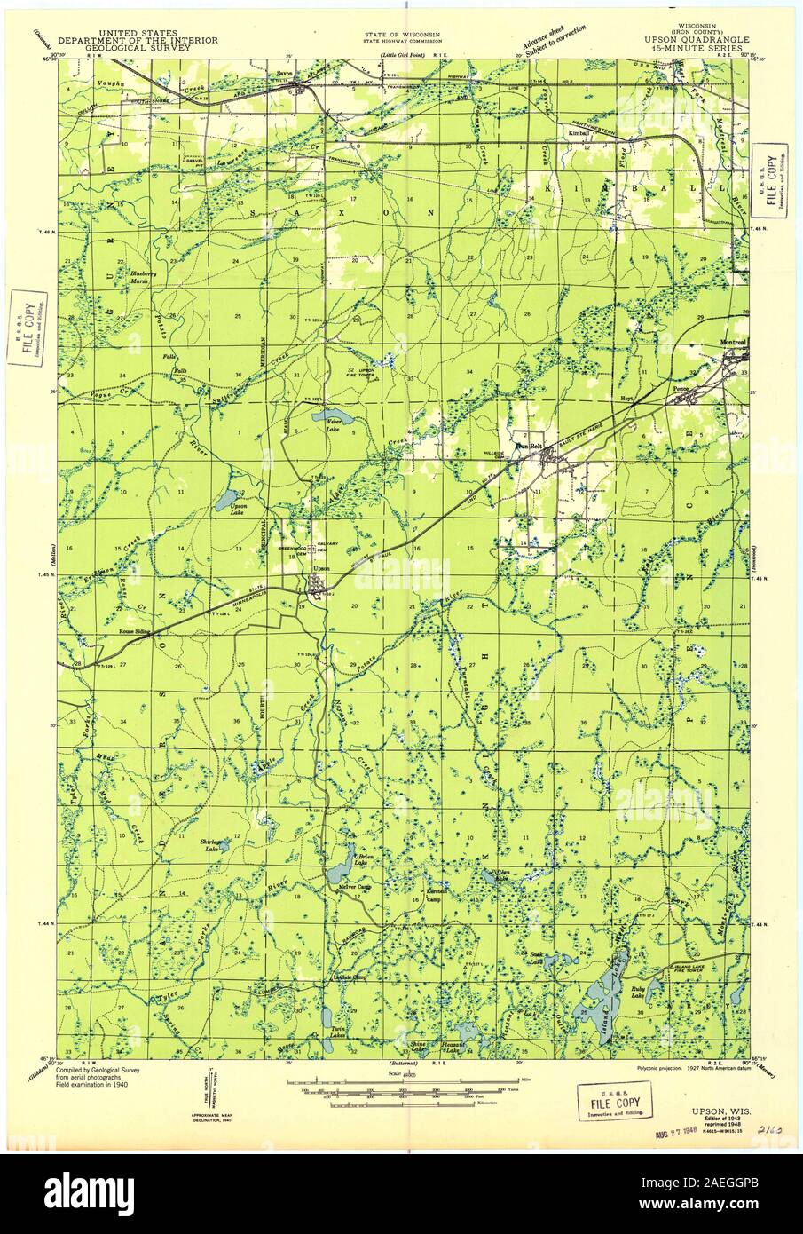 Map of upson hi-res stock photography and images - Alamy