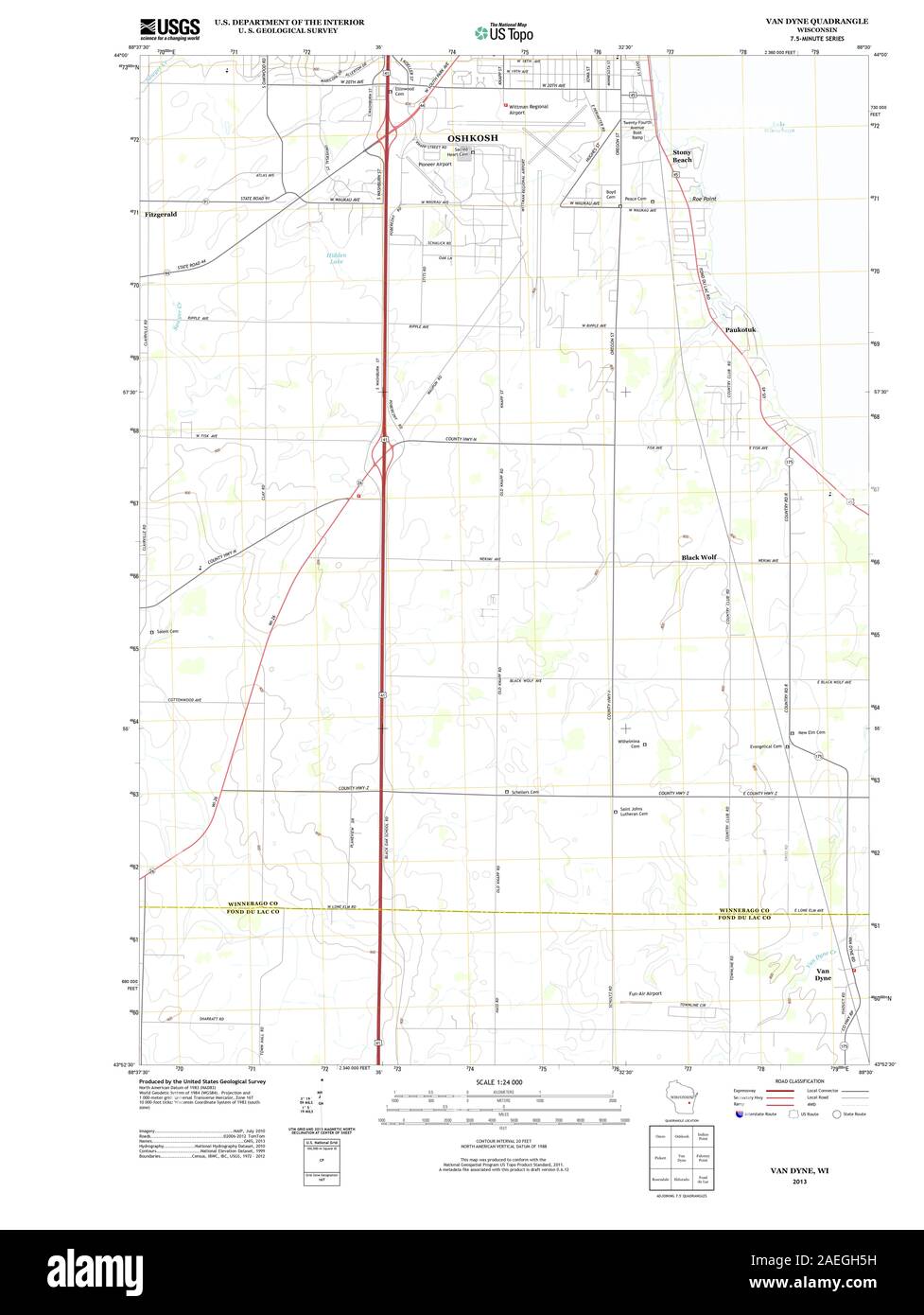 WI Van Dyne 20130621 TM Restoration Stock Photo - Alamy