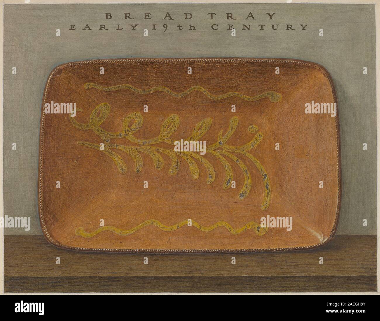 John Matulis, Bread Tray, c 1936 Bread Tray; circa 1936 date Stock ...