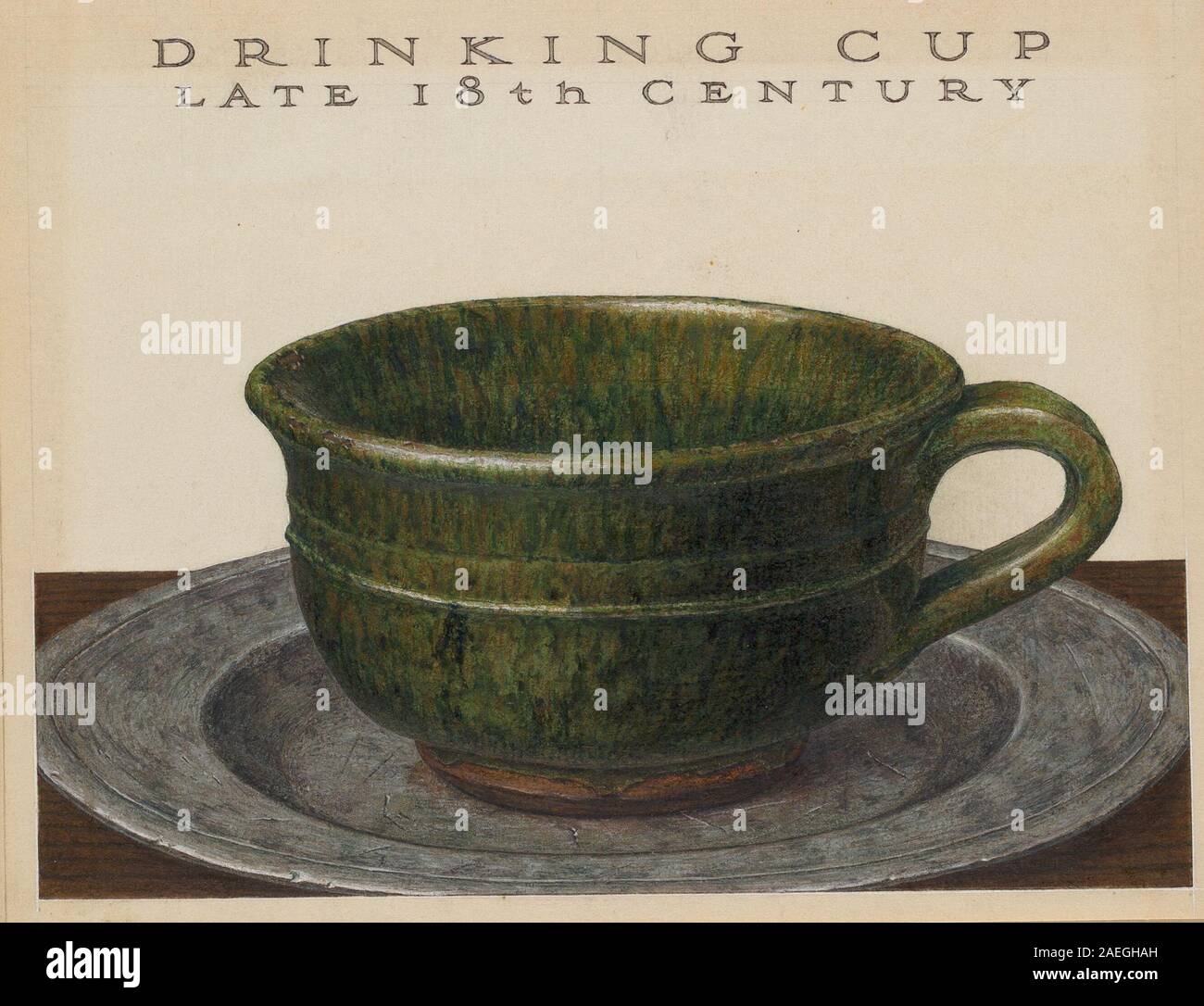 John Matulis, Drinking Cup, c 1936 Drinking Cup; circa 1936 date Stock ...