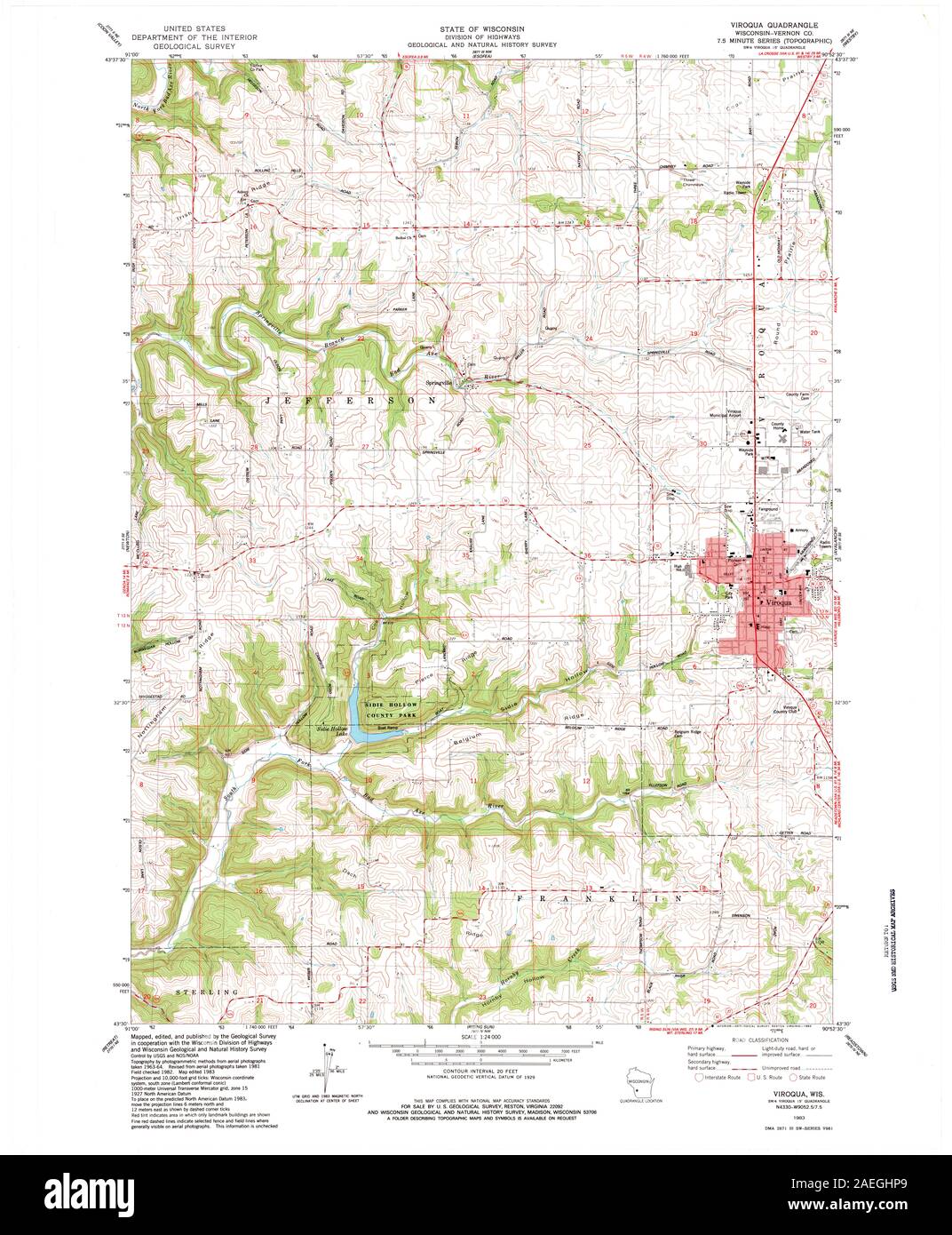 Map of viroqua hi-res stock photography and images - Alamy
