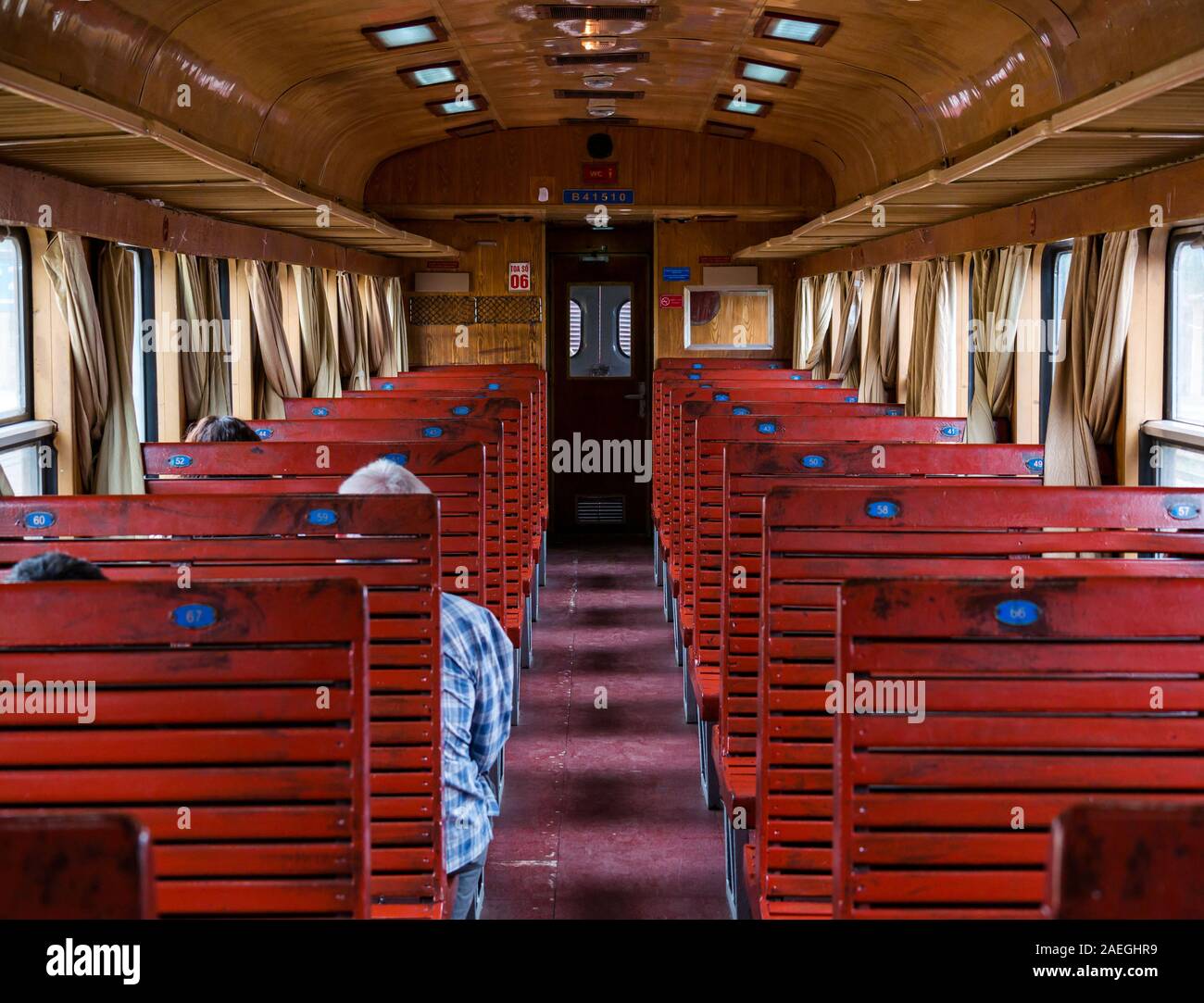 Old interior train hi-res stock photography and images - Alamy