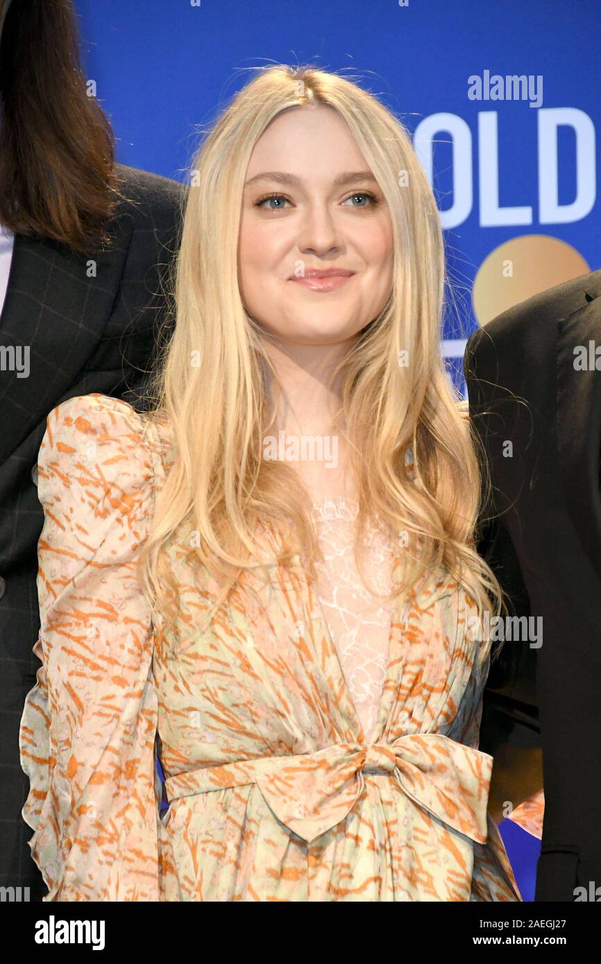 09 December 2019 - Beverly Hills, California - Dakota Fanning. 77th ...