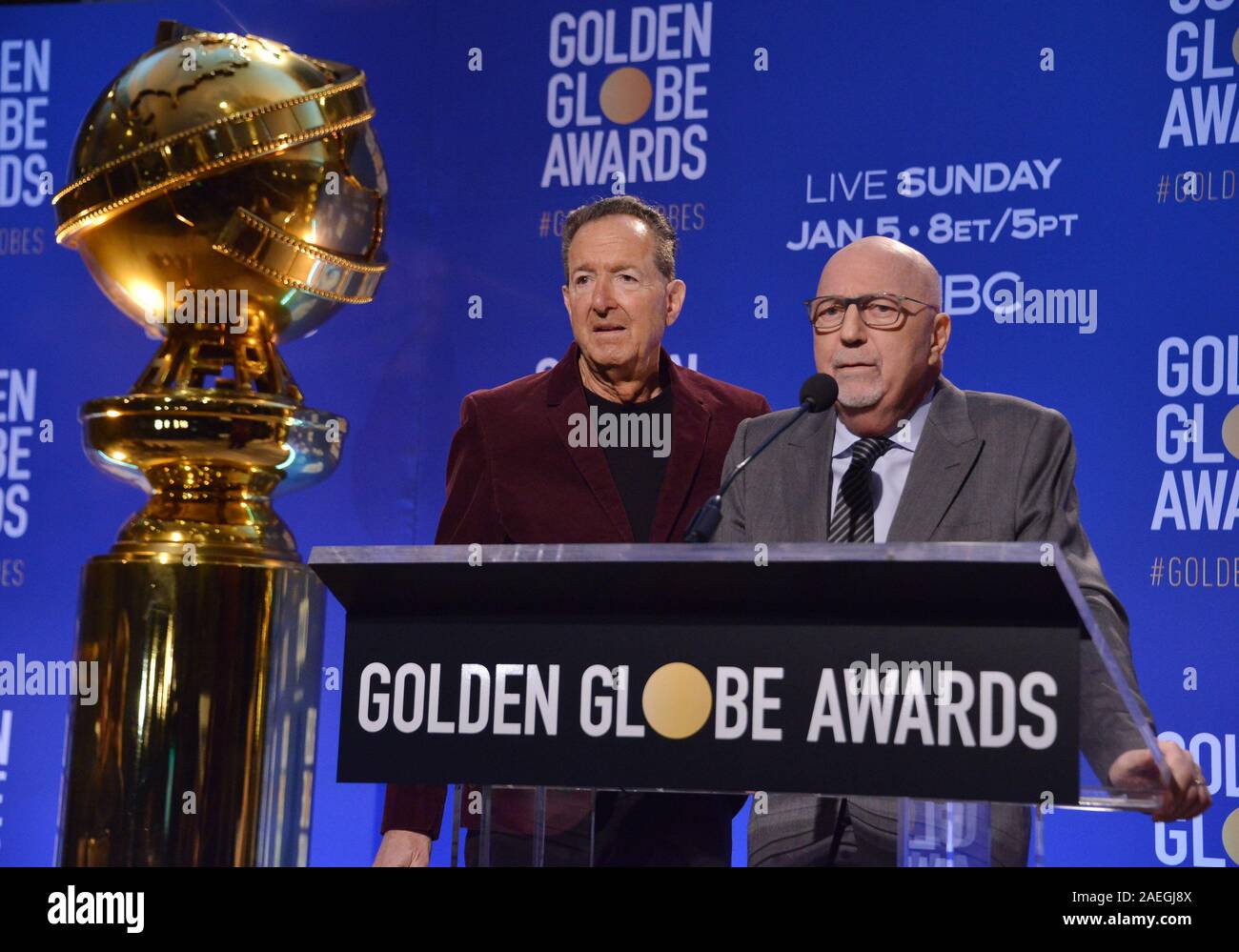 Los Angeles, USA. 08th Dec, 2019. (L-R) DCP Executive Producer ...