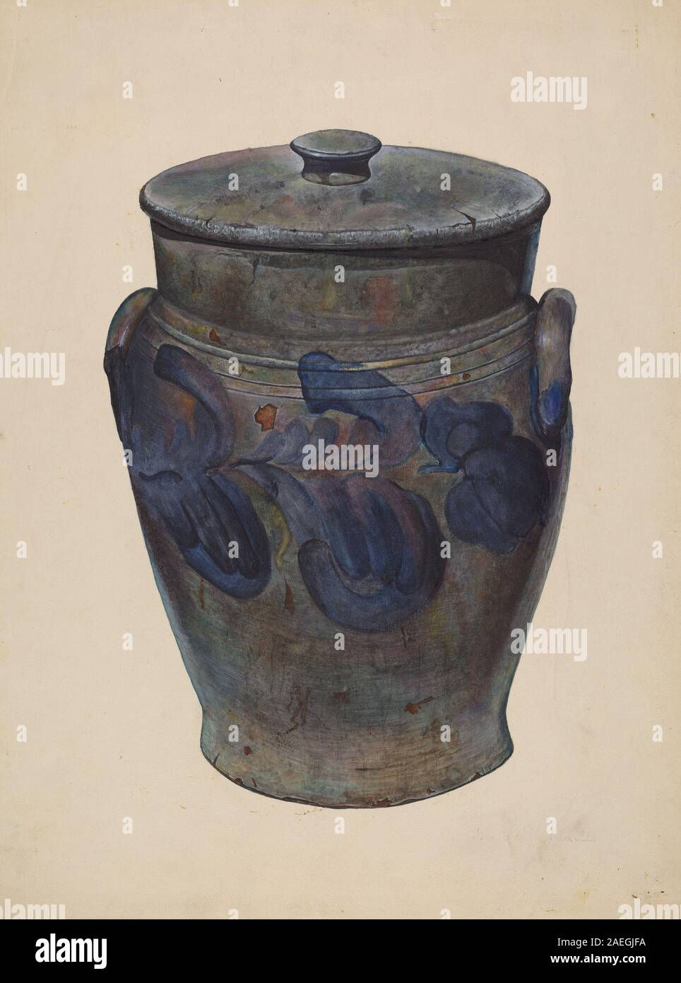 John Price, Gray Stone Jar, c 1940 Gray Stone Jar; circa 1940 date ...