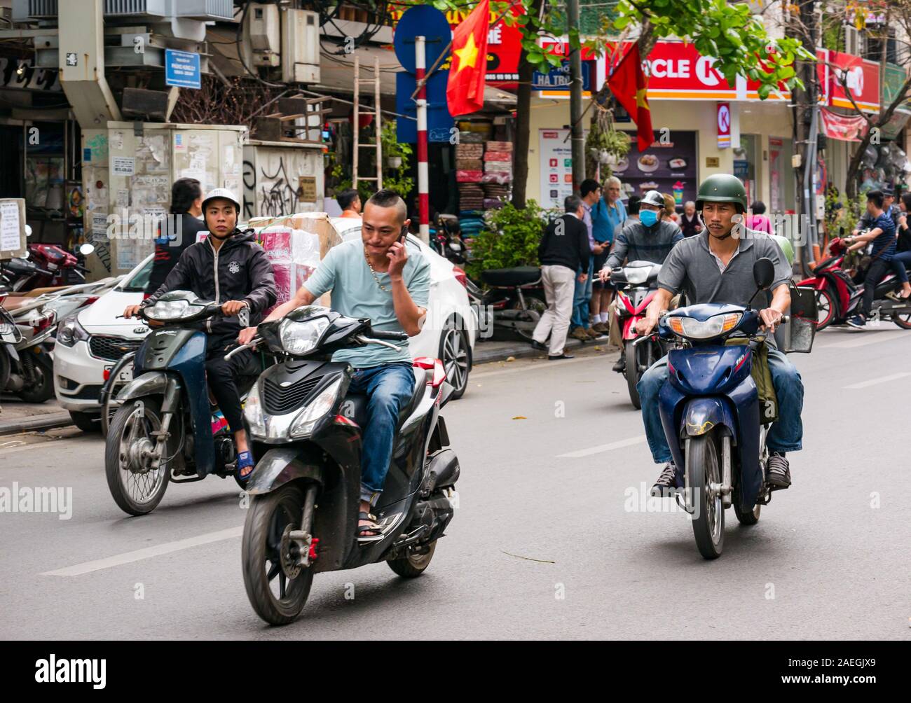 Mopeds motorbikes hi-res stock photography and images - Alamy
