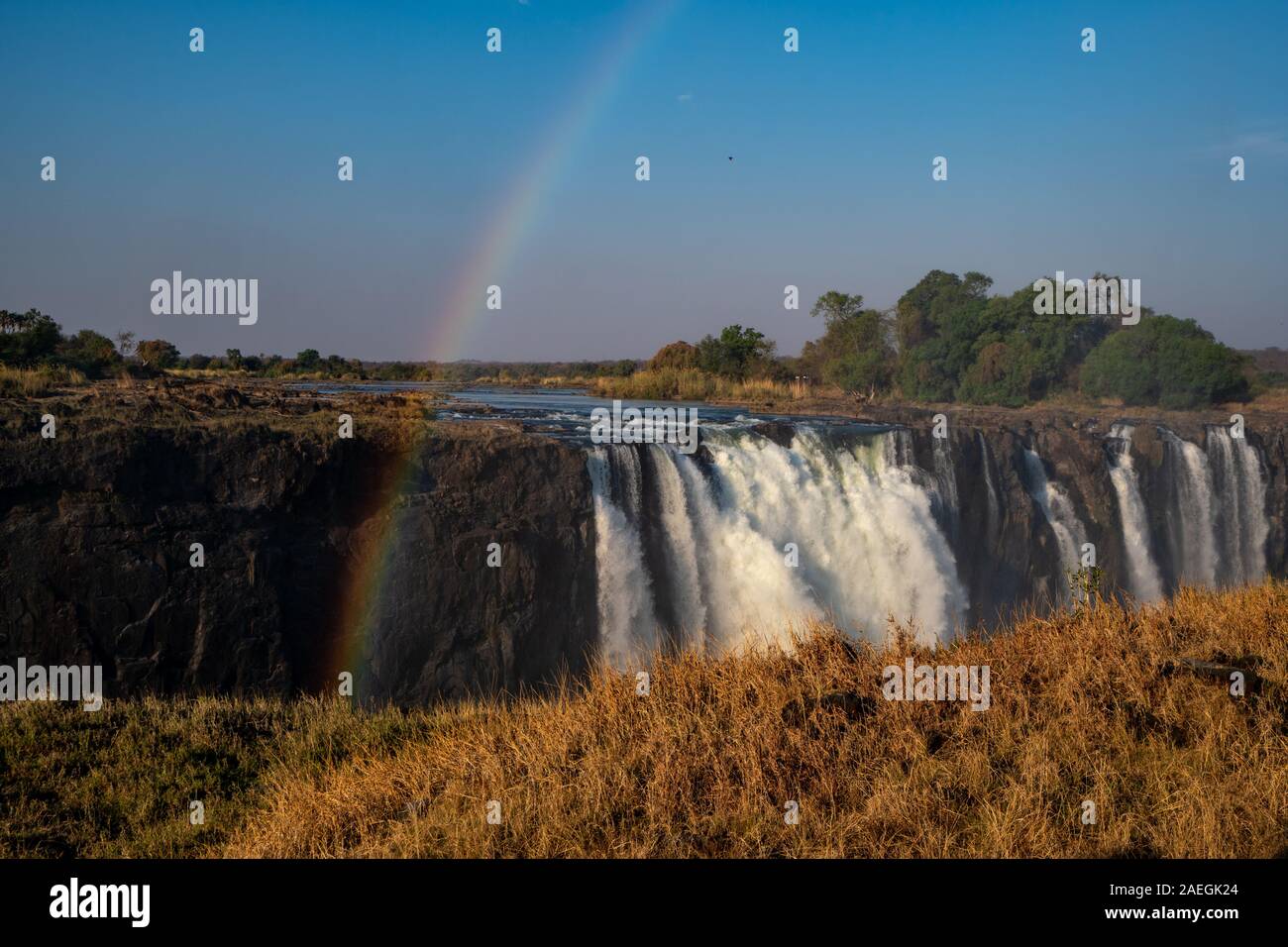 Victoria Falls, Named by David Livingstone in 1855 after Queen Victoria ...