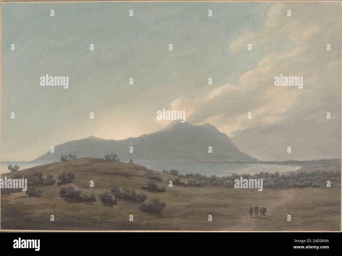 This watercolor by John Robert Cozens, from the 1780s, depicts Monte ...
