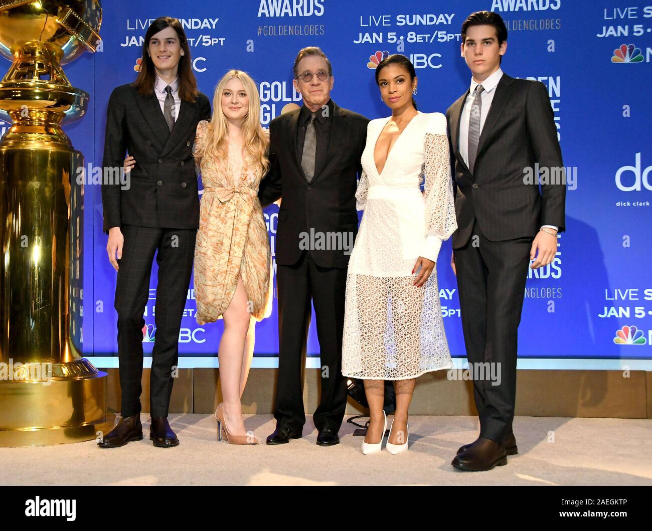 09 December 2019 - Beverly Hills, California - Dylan Brosnan, Dakota ...
