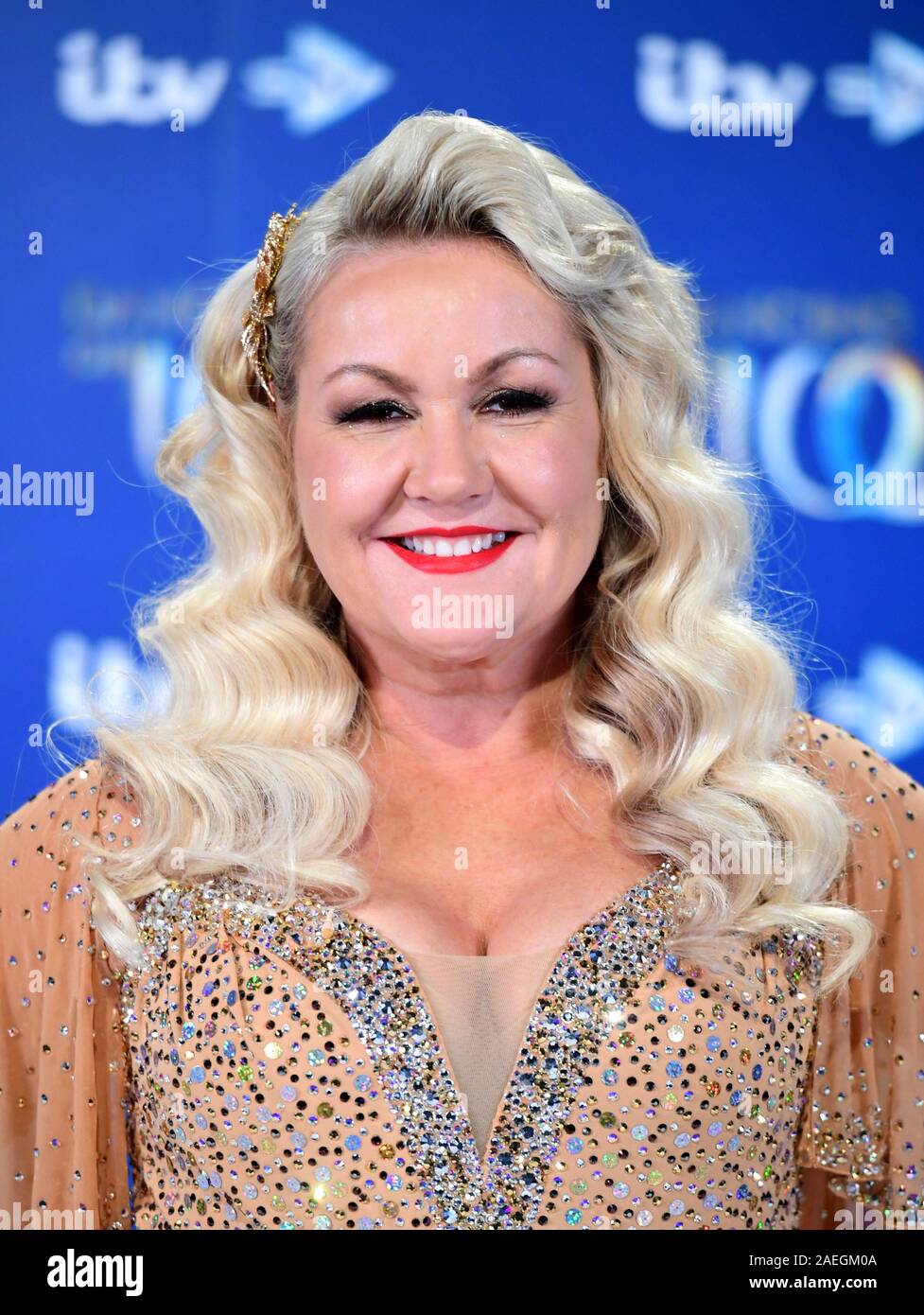 Lisa George attending the launch of Dancing On Ice 2020, held at ...