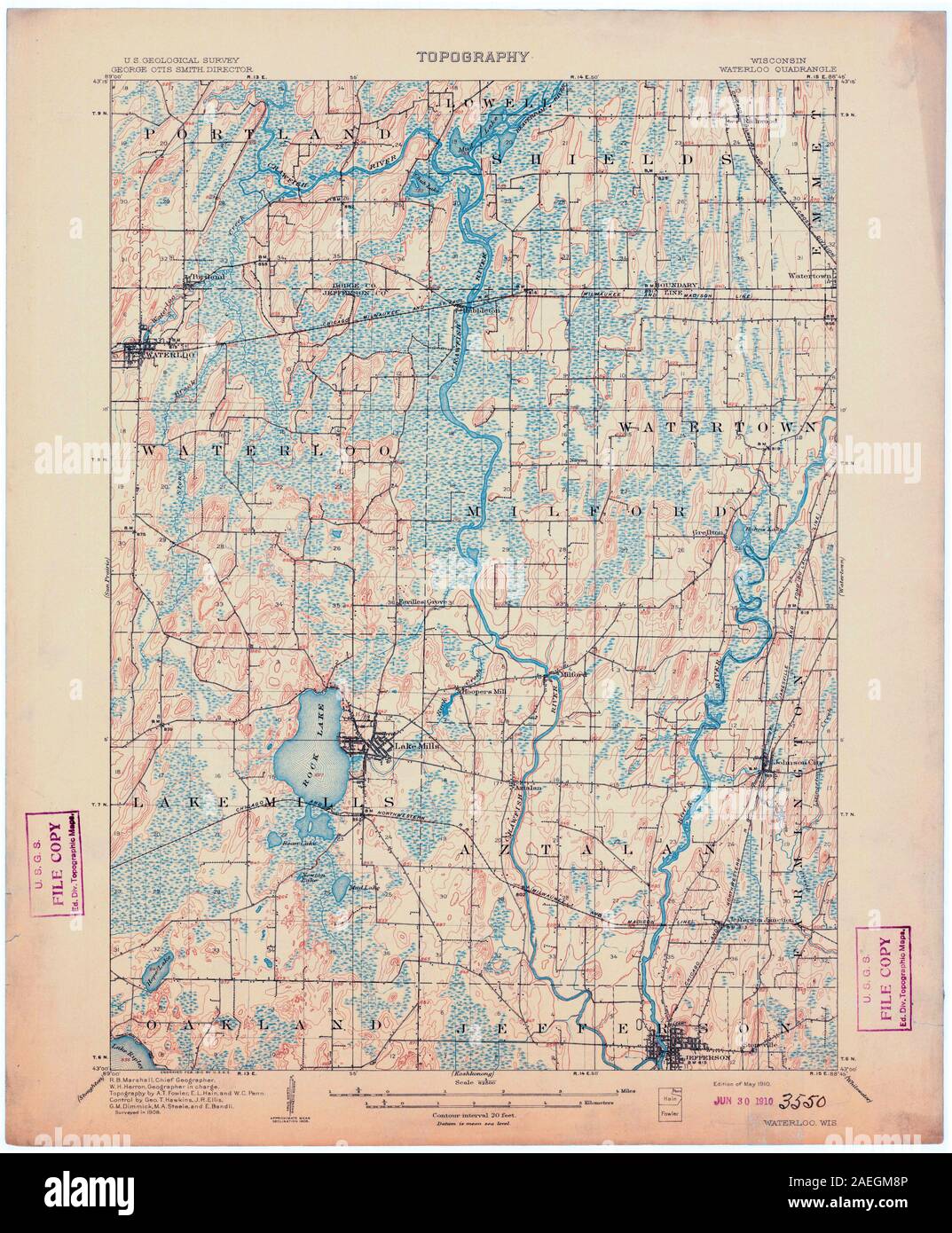 Map of waterloo Cut Out Stock Images & Pictures - Alamy