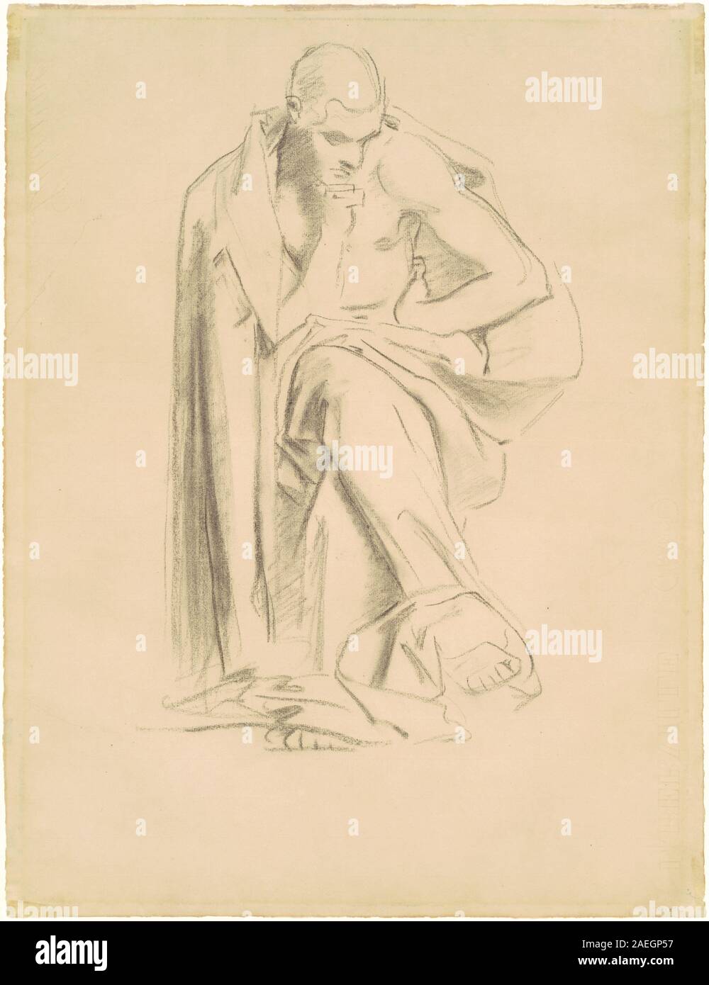 Oil study by John Singer Sargent for the painting Philosophy, created ...