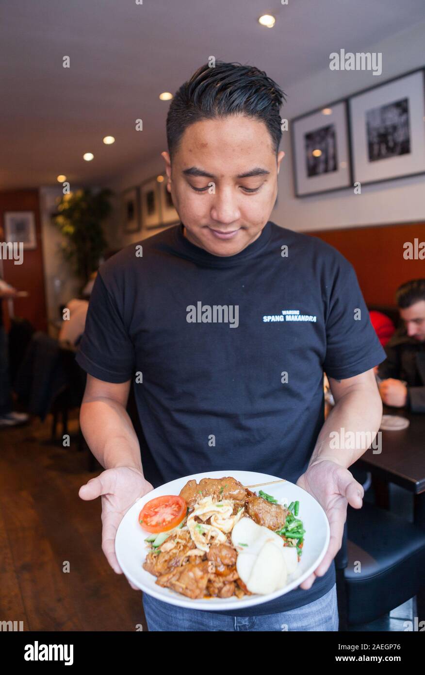 Restaurant Warung Spang Makandra, Amsterdam, The Netherlands Stock ...