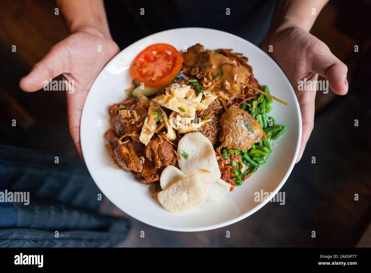 Restaurant Warung Spang Makandra, Amsterdam, The Netherlands Stock ...