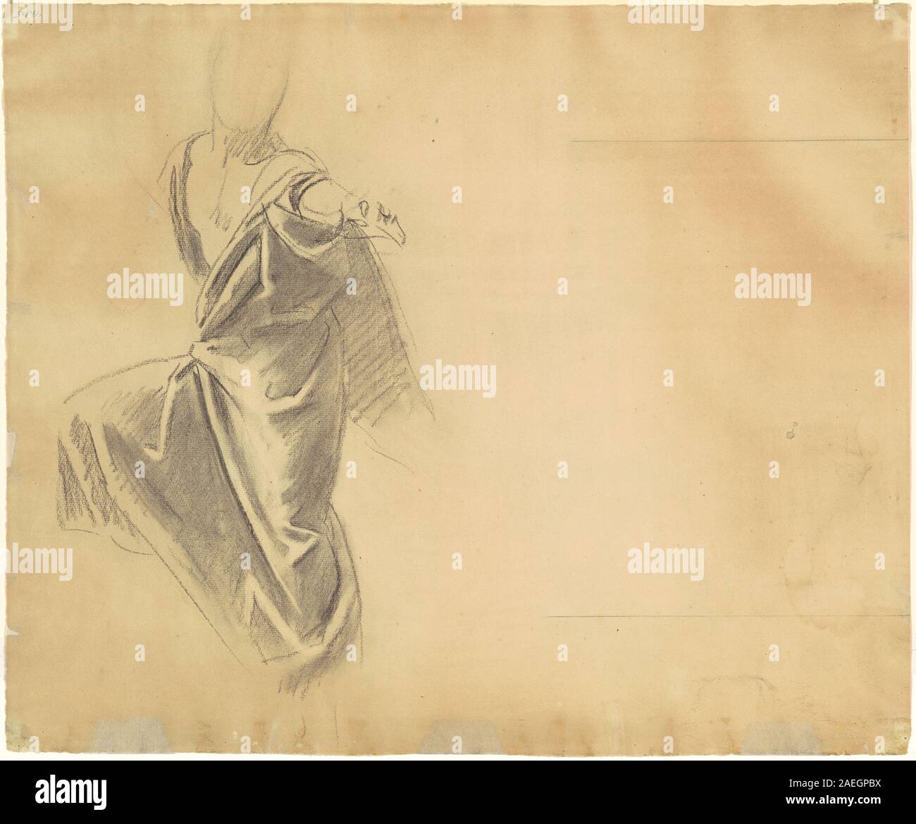 John Singer Sargent, Study of Drapery (verso), 1920-1922 Study of ...