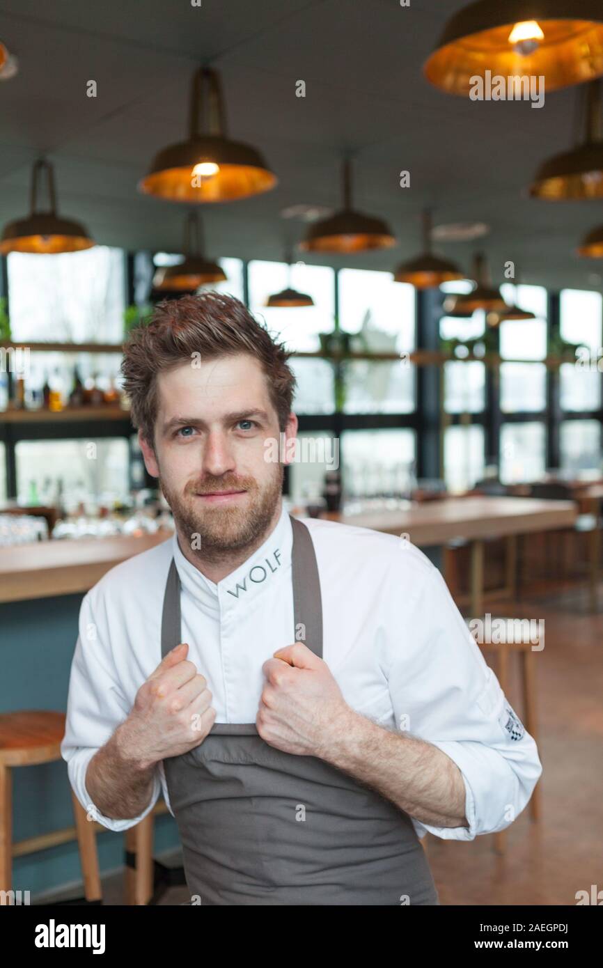 head chef of restaurant wolf atelier, amsterdam the netherlands Stock ...