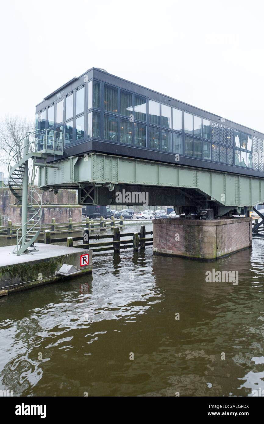 exterior of restaurant wolf atelier, amsterdam the netherlands Stock ...