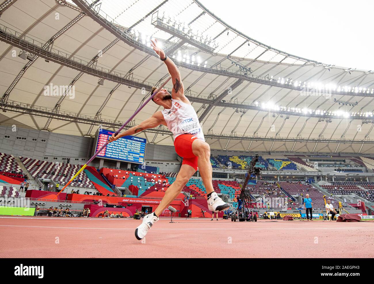 Marcin Krukowski (POL) Promotion Qualification Javelin Throwing Men, on ...