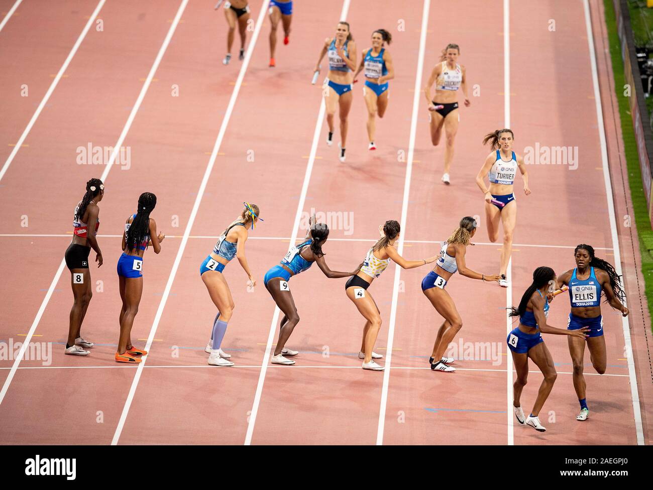 Feature, Relay, Change, Change Zone, Relay Change, Women's Run 4 x 400m ...