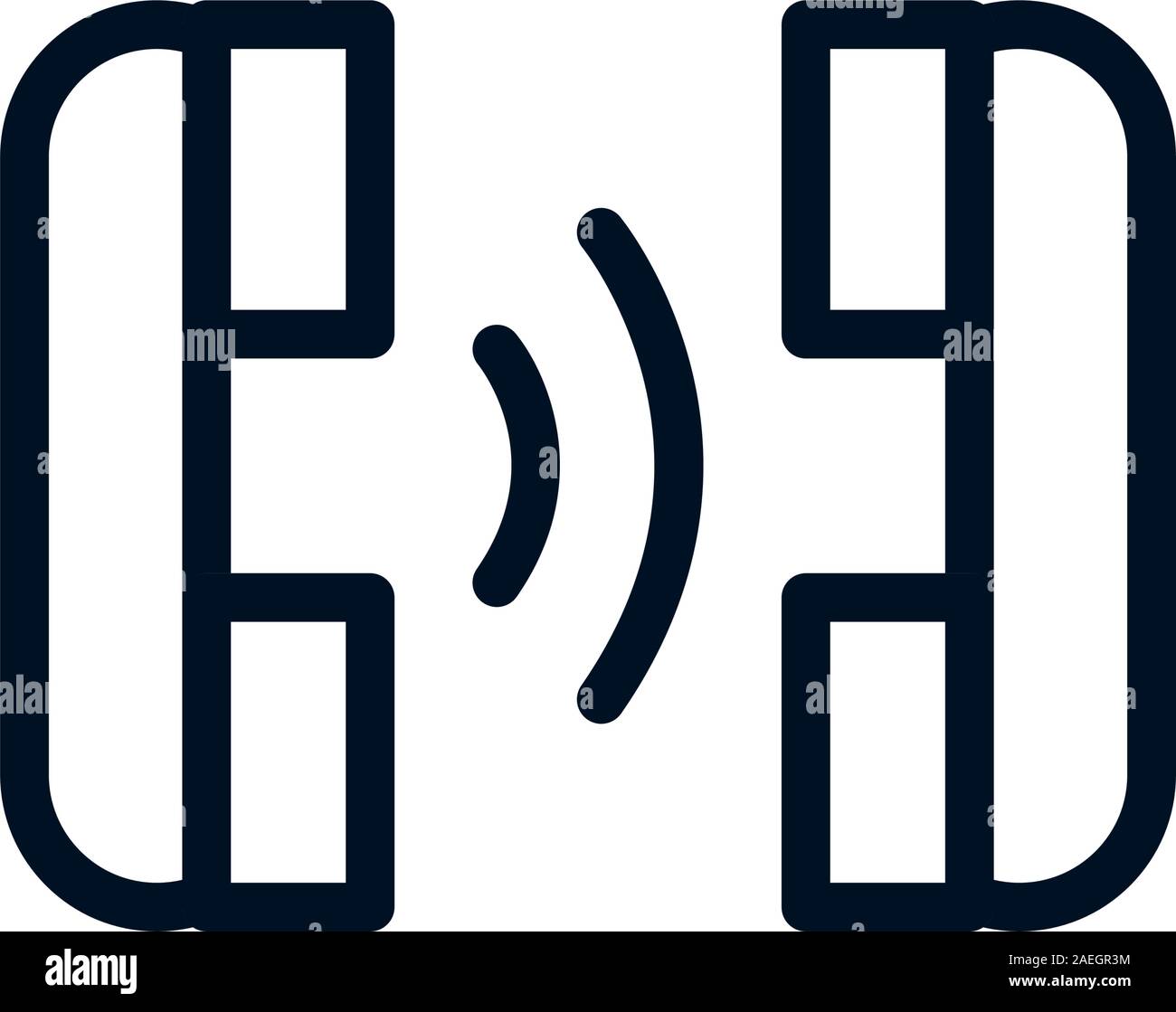 call center service business telephone connection support line vector ...