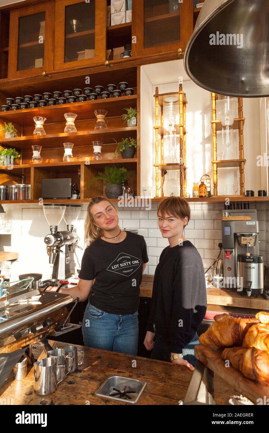 Lot 61 coffee bar, Amsterdam Stock Photo - Alamy
