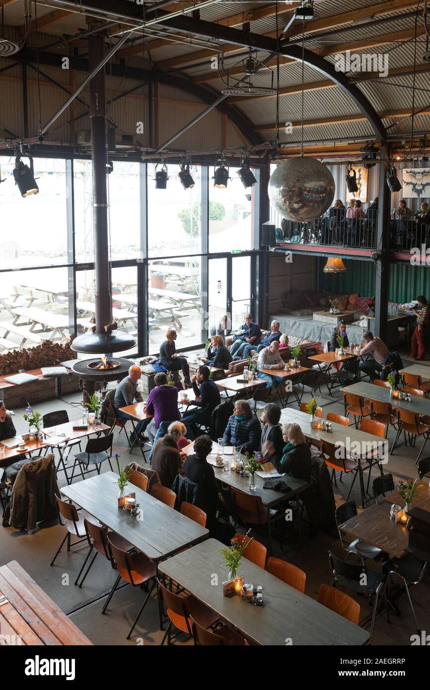 Pllek restaurant, Amsterdam Stock Photo - Alamy