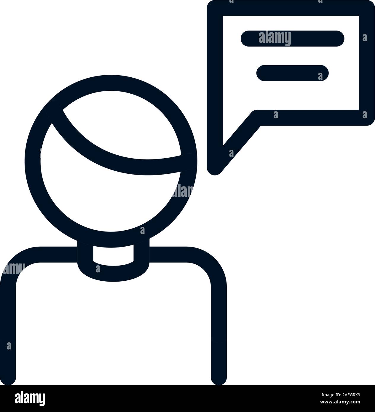 call center service business customer speech bubble line vector ...