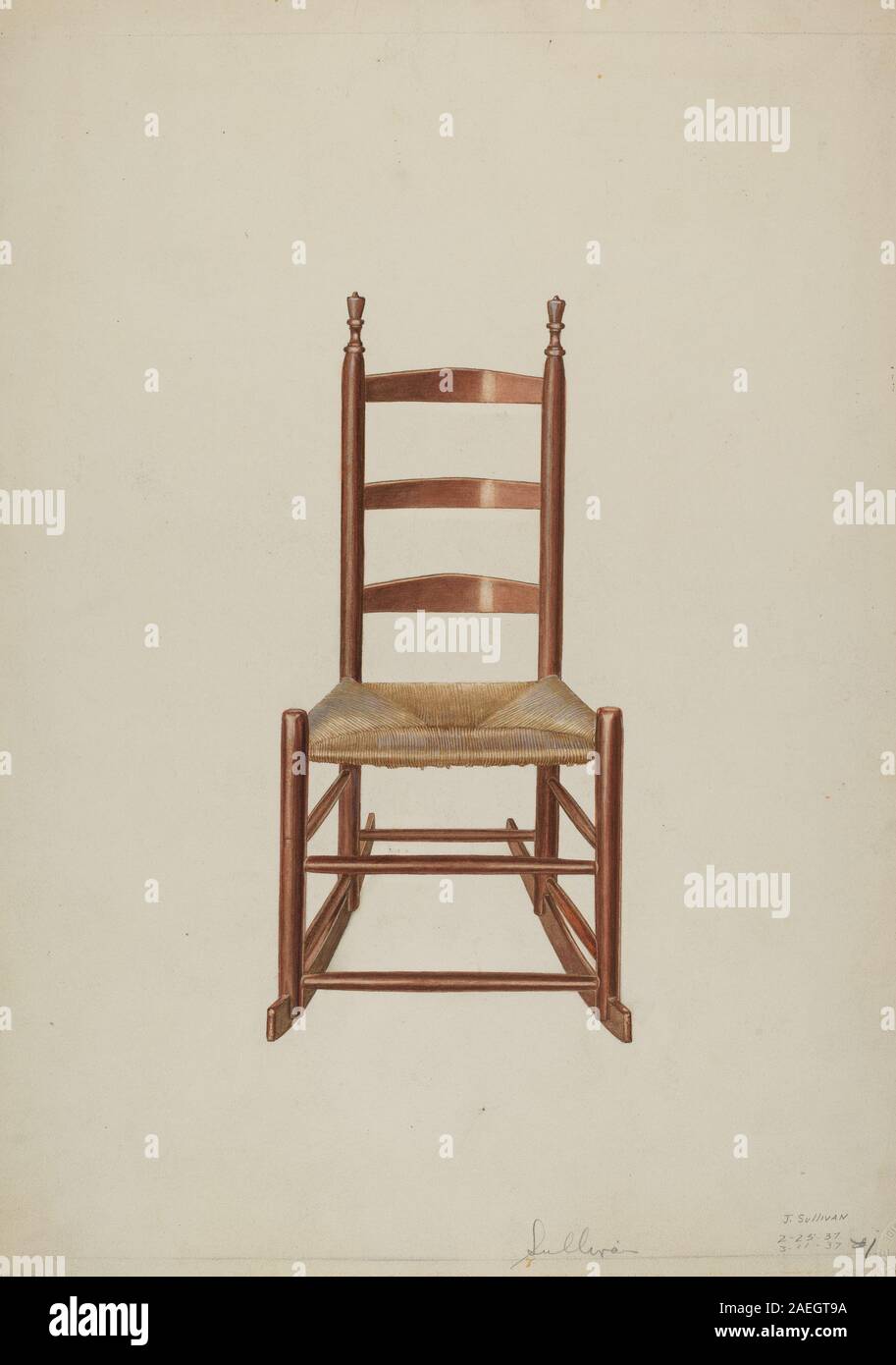 John Sullivan, Ladder Rock Chair, 1937 Ladder Rock Chair; 1937date ...