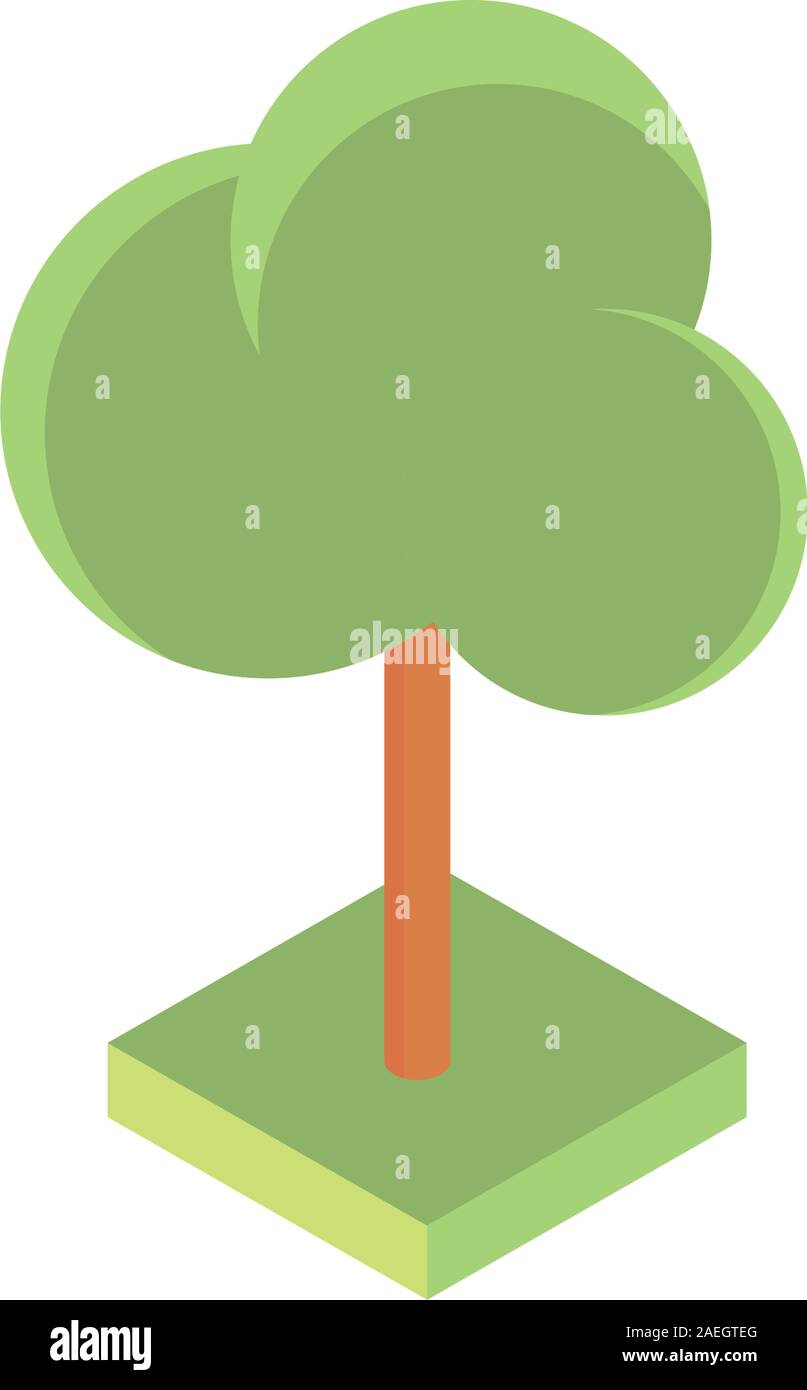 farm tree harvest agriculture isometric icon vector illustration Stock ...