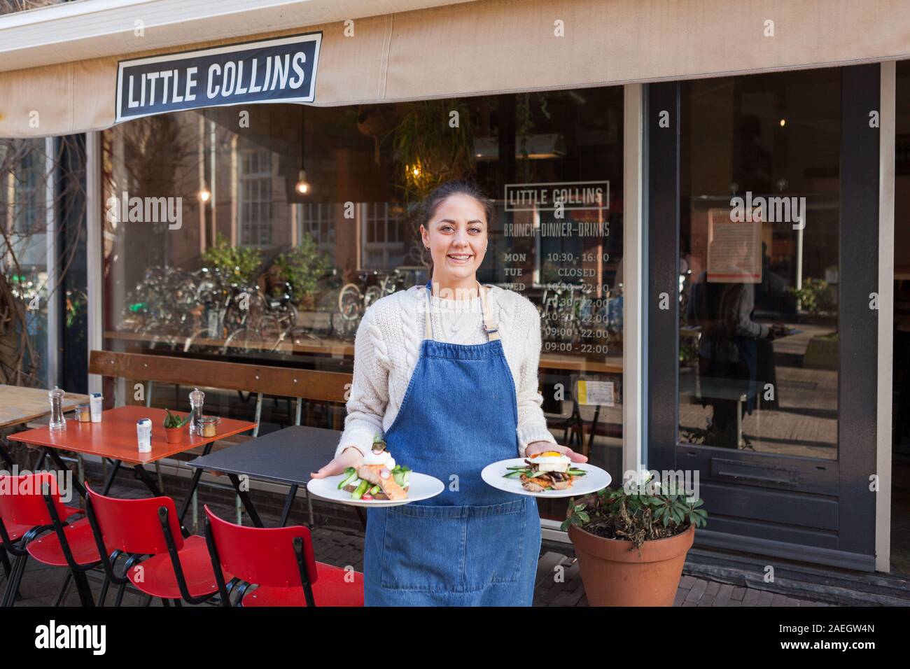 Little Collin's restaurant, Amsterdam Stock Photo - Alamy