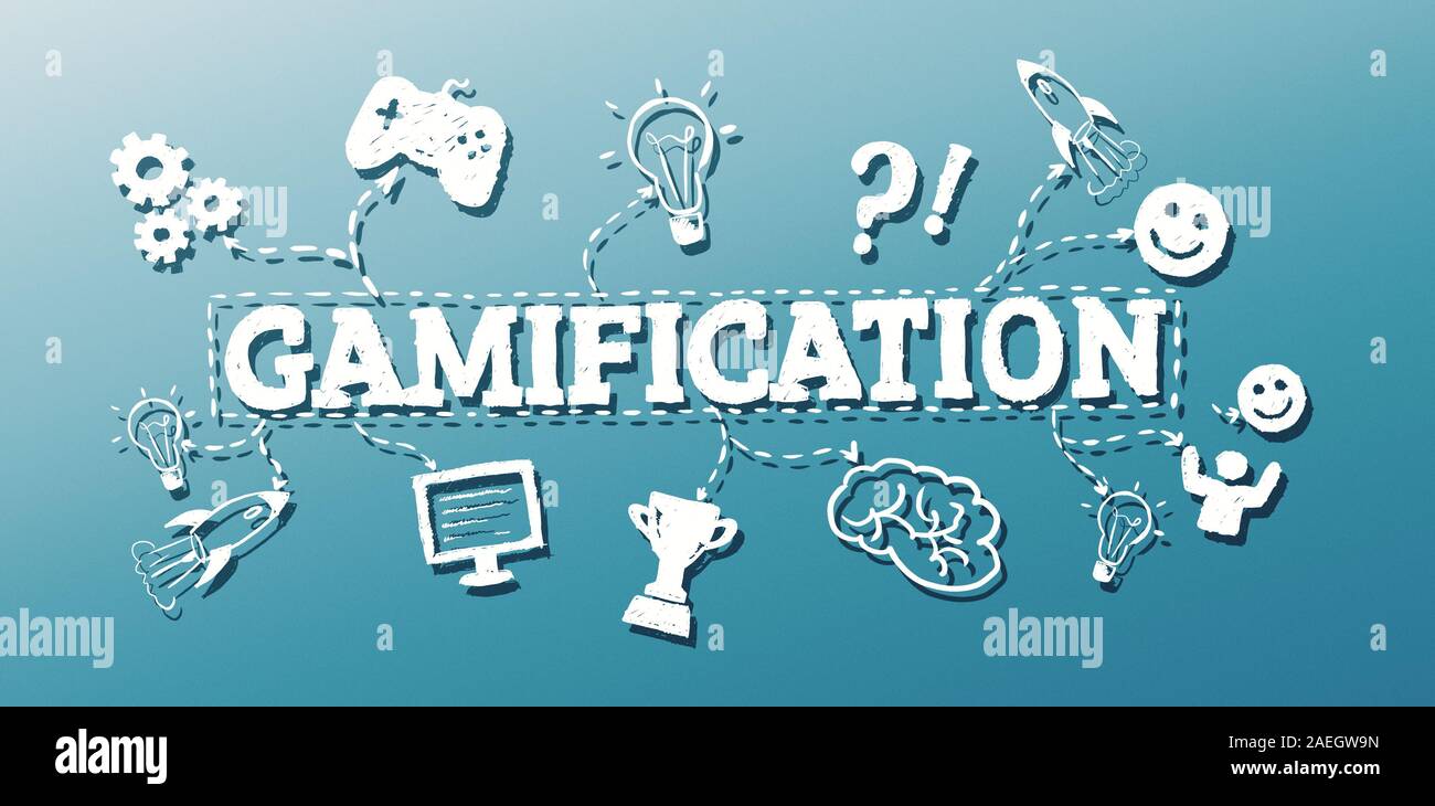 Gamification illustration hi-res stock photography and images - Alamy