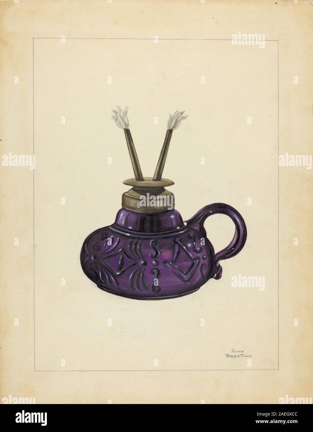 John Tarantino, Lamp, c 1940 Lamp; c. 1940 Stock Photo - Alamy