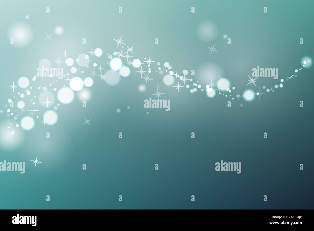 Flow in water. Particles with glow effect. Vector illustration Stock ...