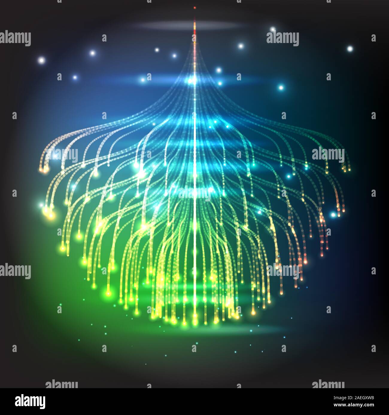 Data sorting abstract vector illustration. Graphic abstract background ...