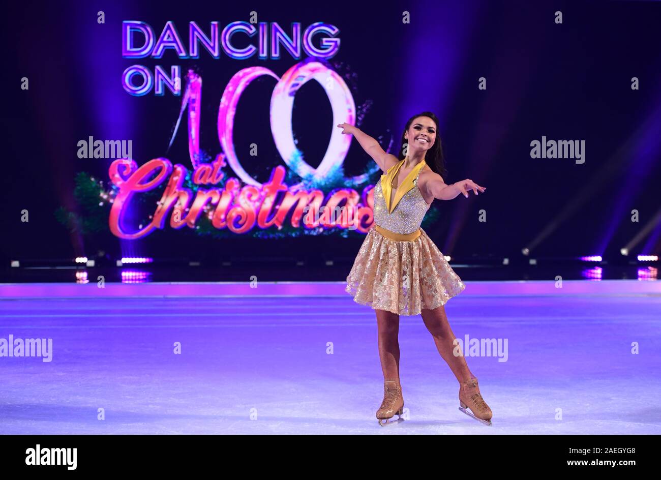 Vanessa Bauer attending the launch of Dancing On Ice 2020, held at ...