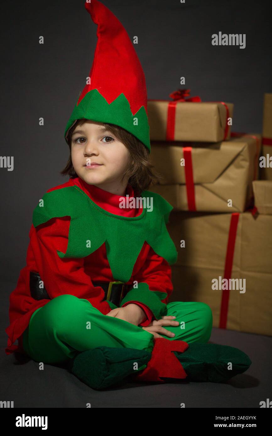 Dressed as elf hi-res stock photography and images - Alamy