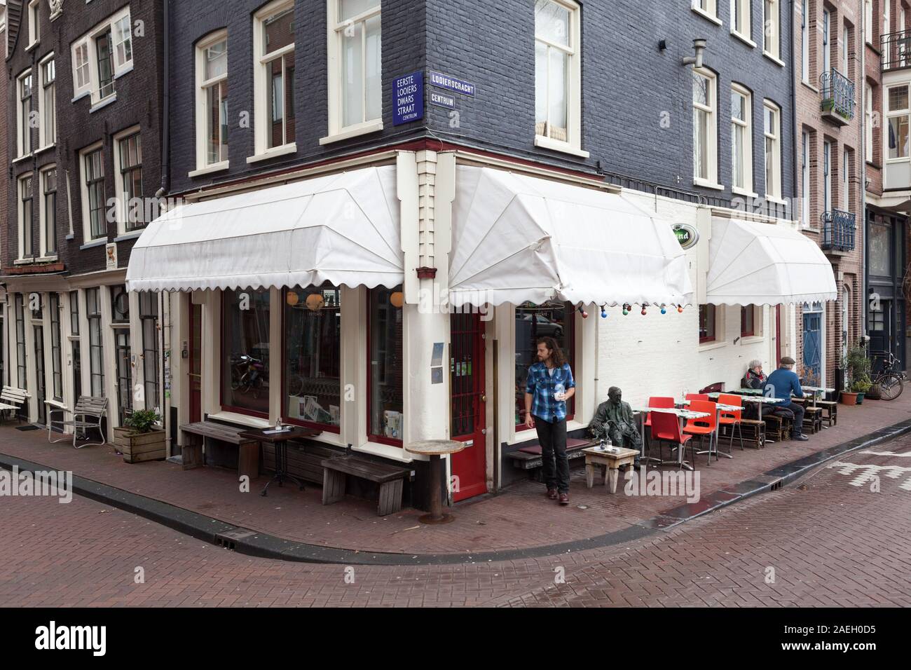 Festina Lente bar, restaurant, Amsterdam, Netherlands Stock Photo - Alamy