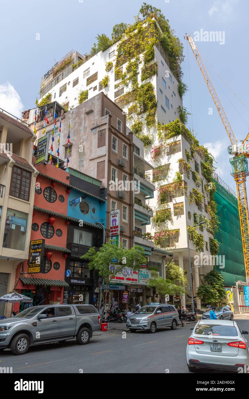 Ho Chi Minh City / Vietnam - March 03 2019: The Myst Dong Khoi Hotel. A ...