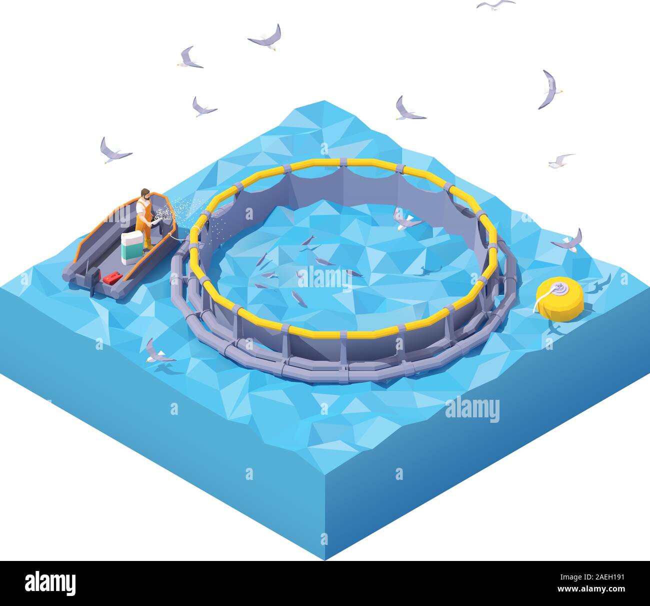 Fishery boat ship floating Stock Vector Images - Alamy